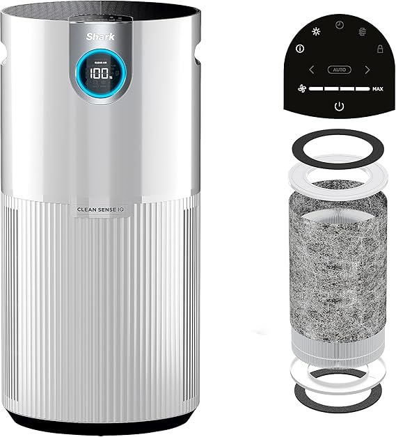 Amazon.com: SHARK UA205 Nanoseal HEPA Air Purifier MAX with Clean Sense ...