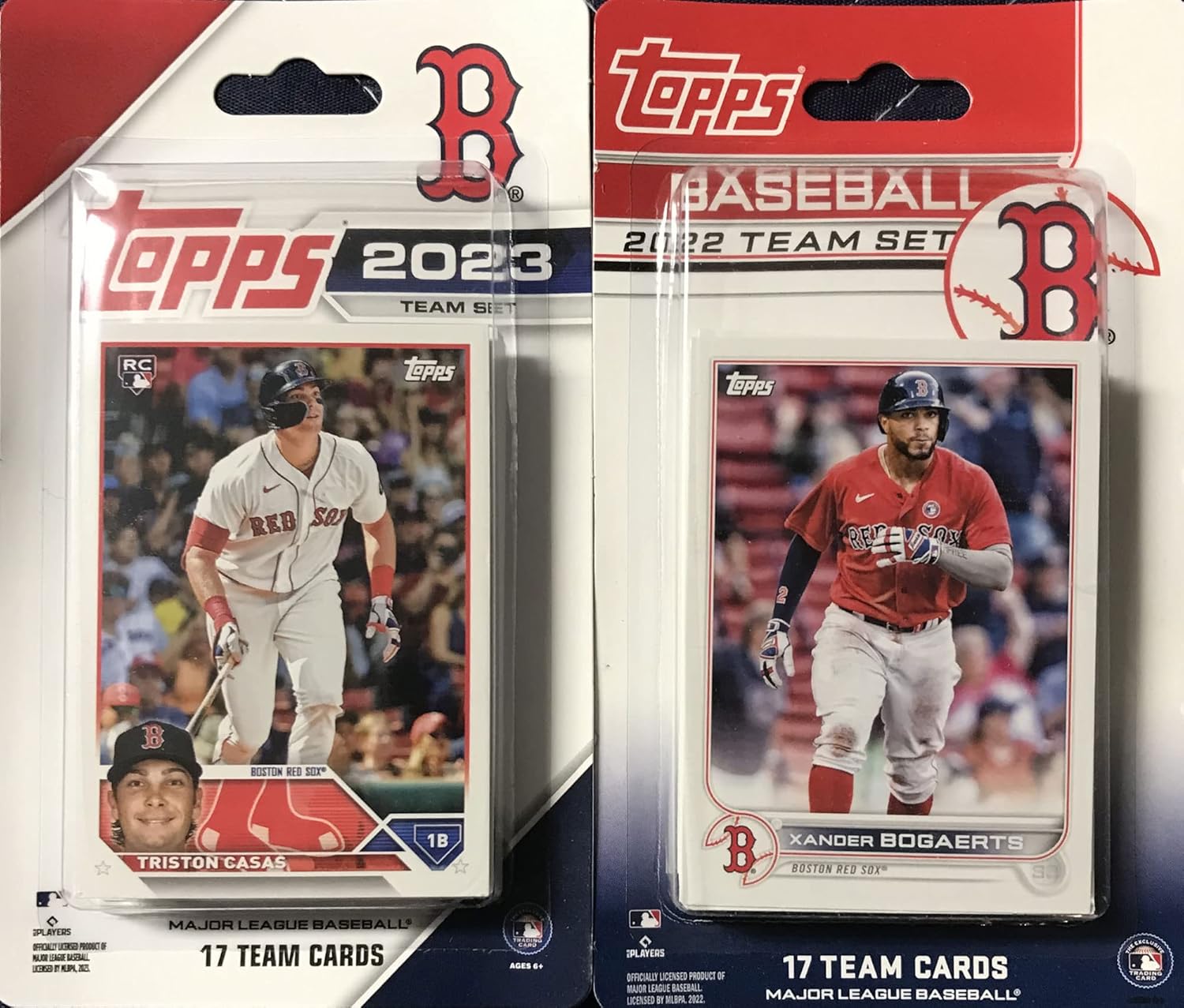 Amazon.com: Boston Red Sox Topps Factory Sealed Team Set GIFT LOT ...