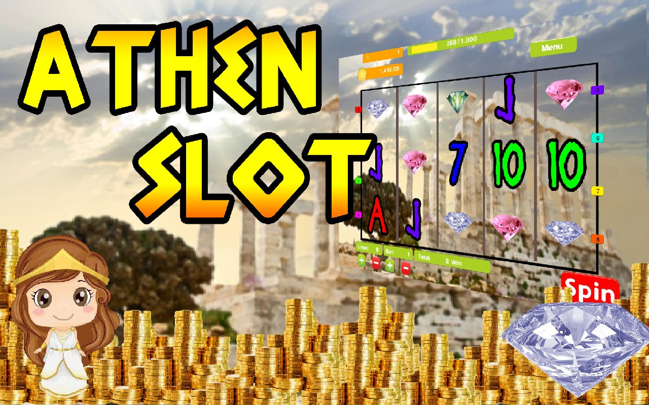 Diamond Greece Athens Spartan Athena Temple God Lucky Casino Slot ...