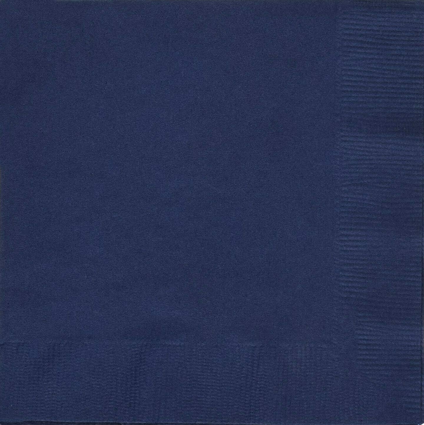 Amazon.com: Navy Blue Dinner Napkins, 25 Ct : Health & Household