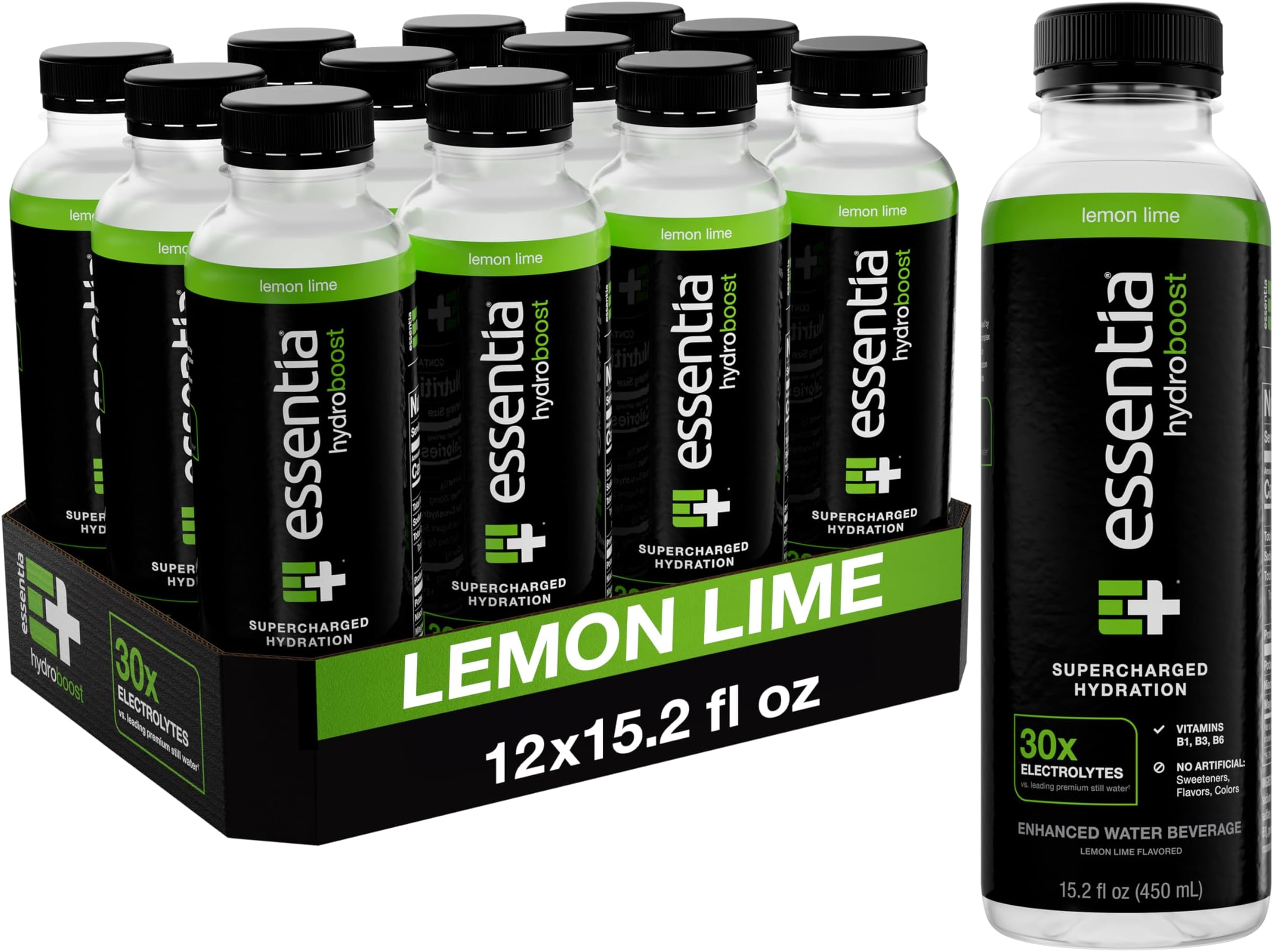 Amazon.com: NEW Essentia Hydroboost Enhanced Bottled Water, 15.2 fl. oz ...