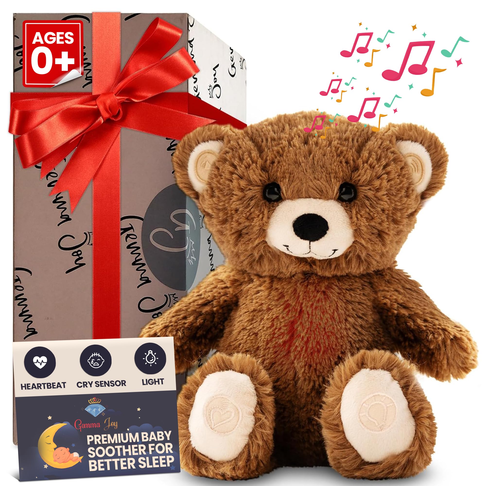 Amazon.com : Gemma Joy Bedtime Baby Soothers for Sleep, Cry Activated ...