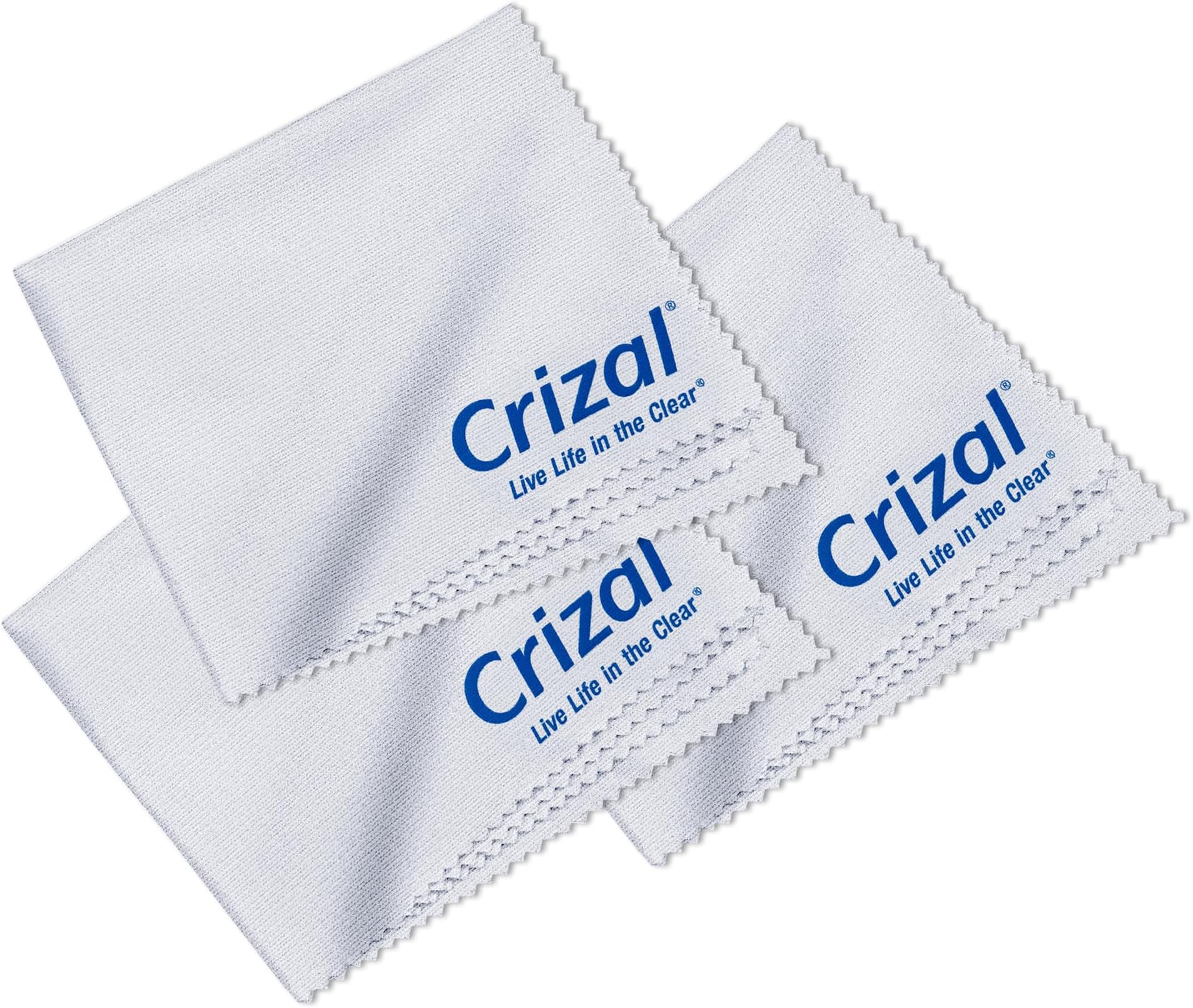 Amazon.com: Crizal Microfiber Cleaning Cloth for Glasses, 12 Pack | The ...
