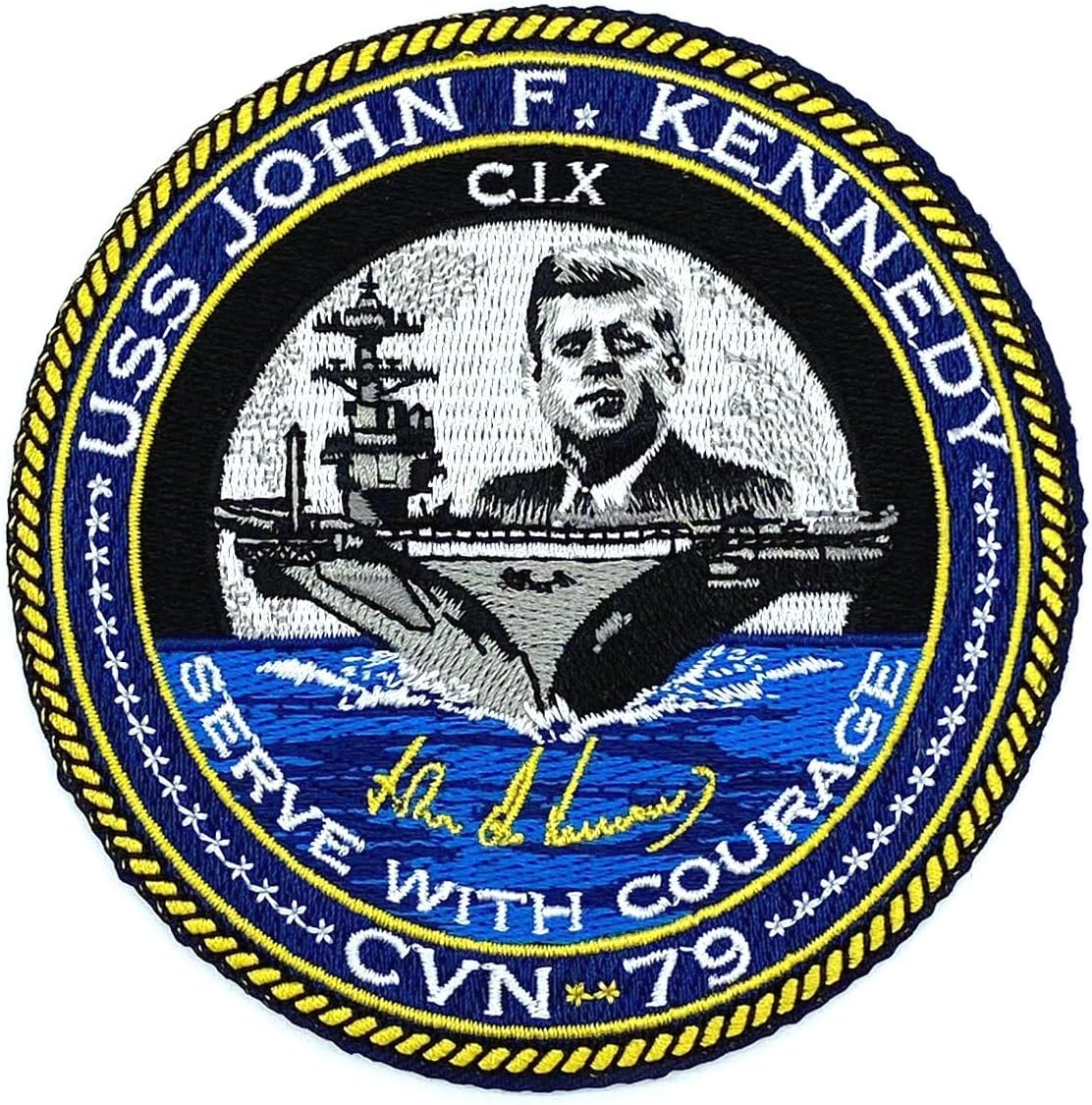 Amazon.com: USS John F Kennedy CVN-79 Patch – Sew On