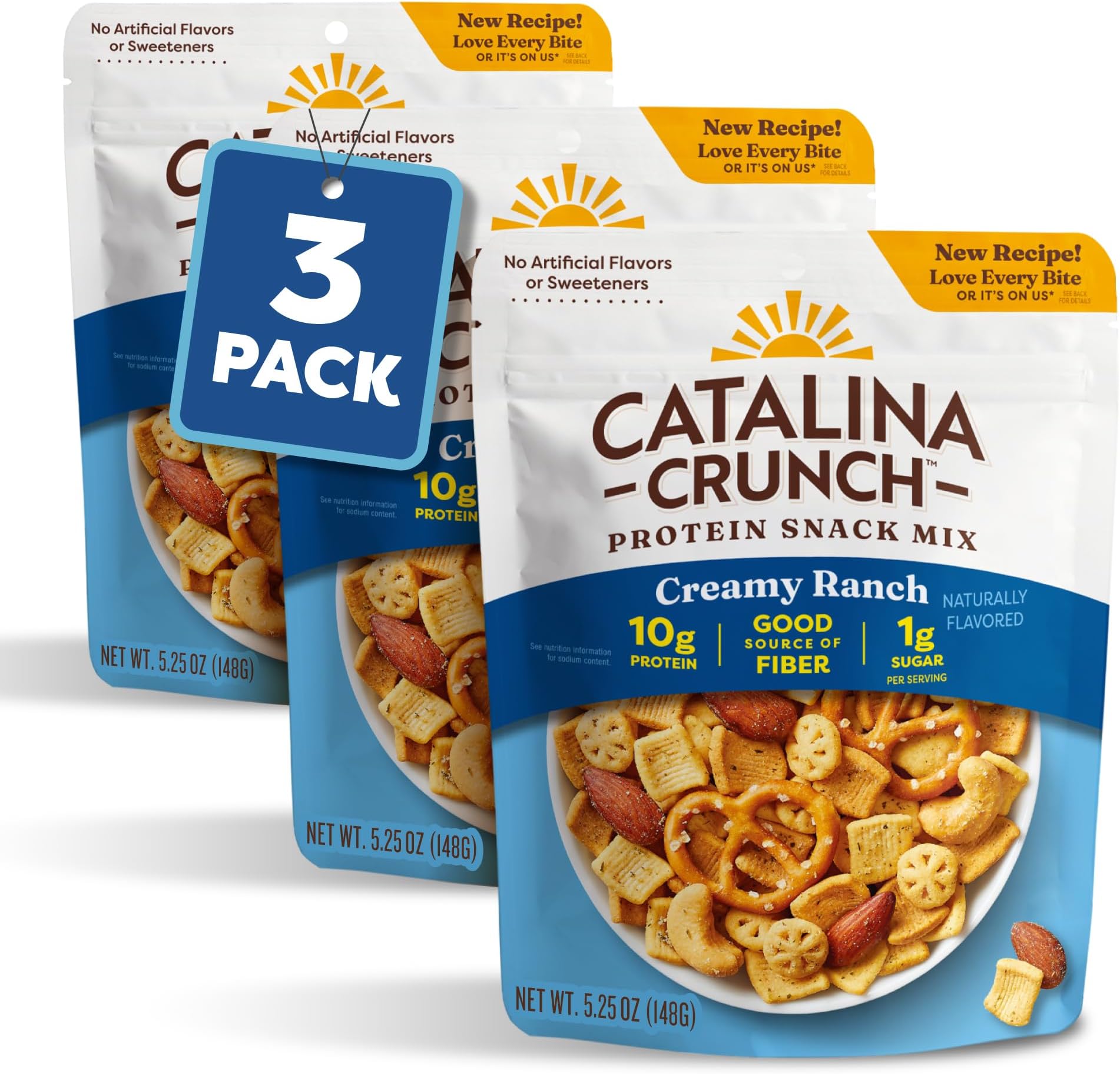 Amazon.com: Catalina Crunch Protein Snack Mix with Cheese Crisps | 10g ...