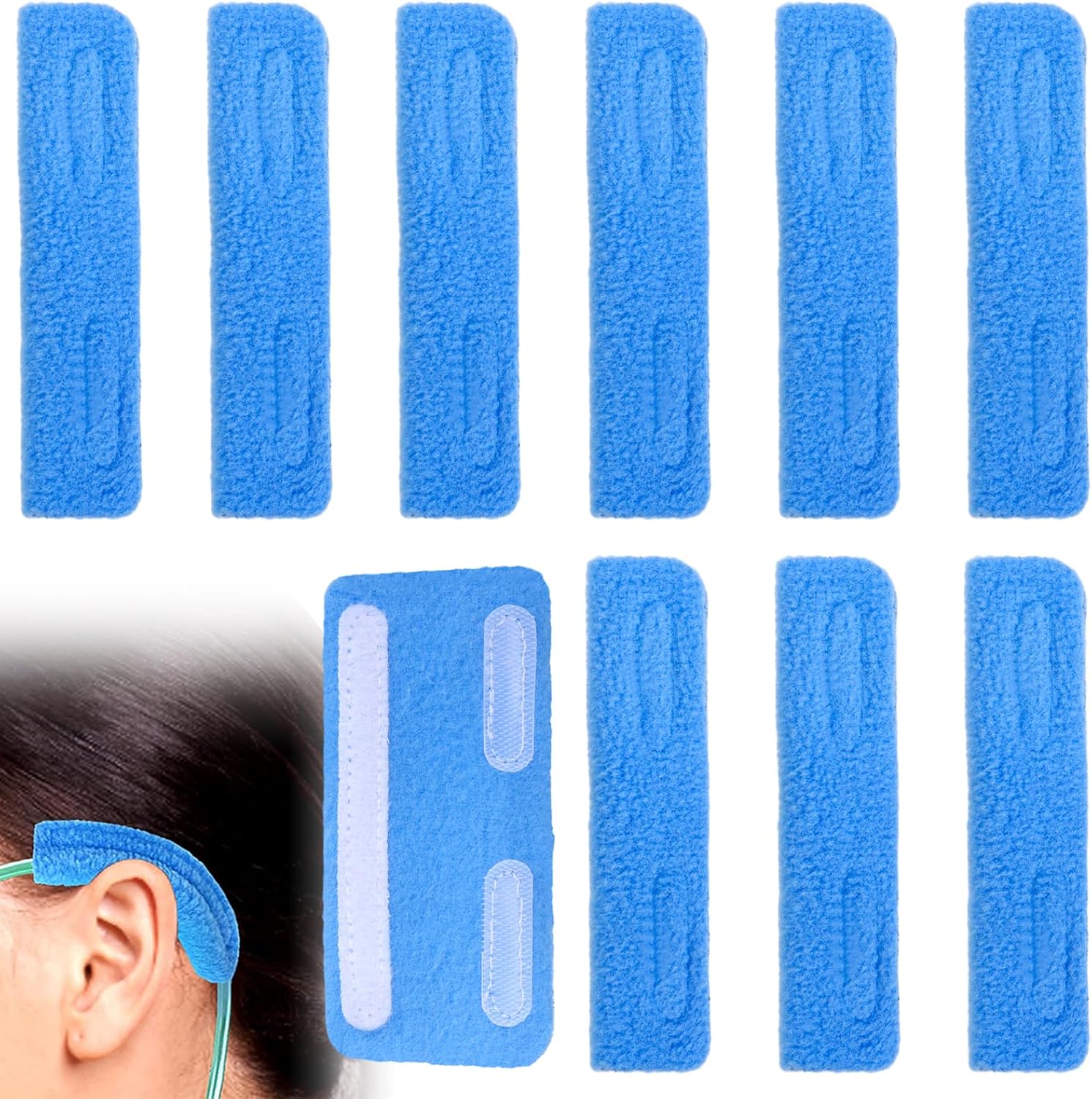Nasal Cannula Ear Cushions Soft Oxygen Tubing Ear Pads 10 Pcs Comfort ...
