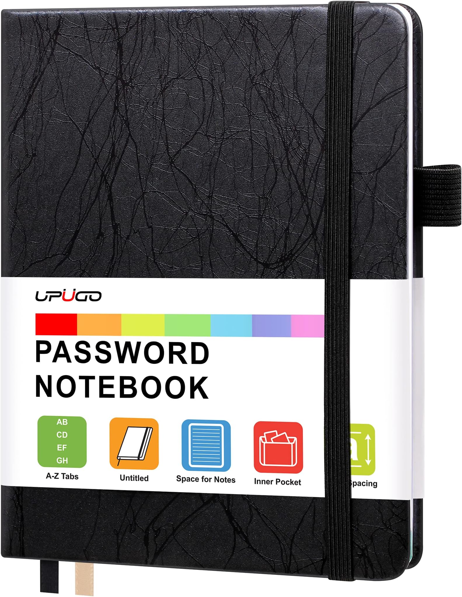 Password Book with Alphabetical Tabs, UpUGo Internet Address and ...