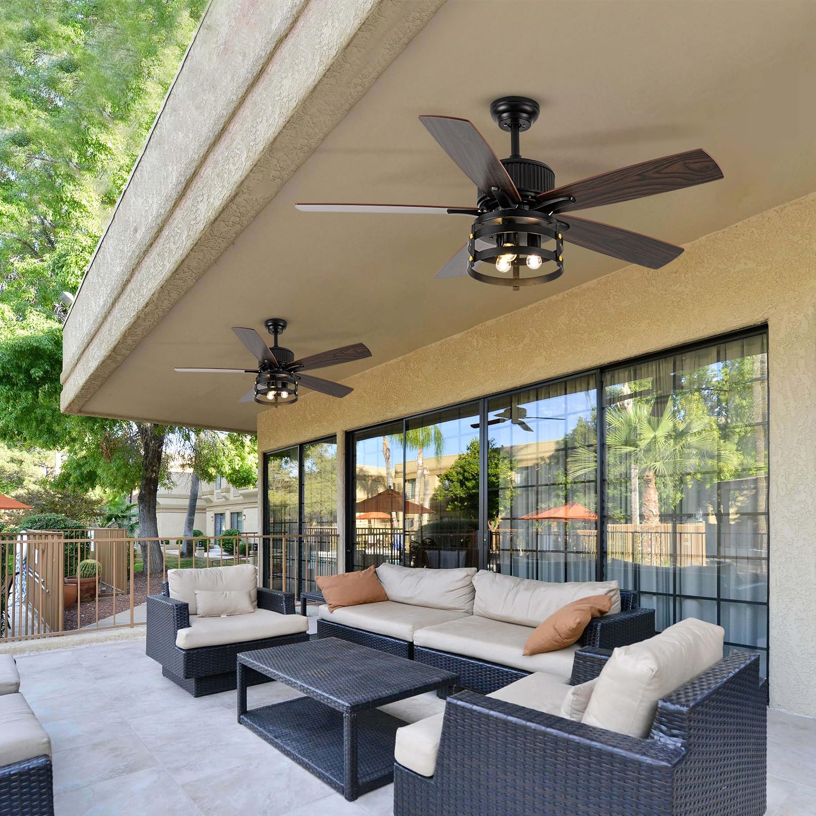 Snapklik.com : Farmhouse Rustic Ceiling Fans