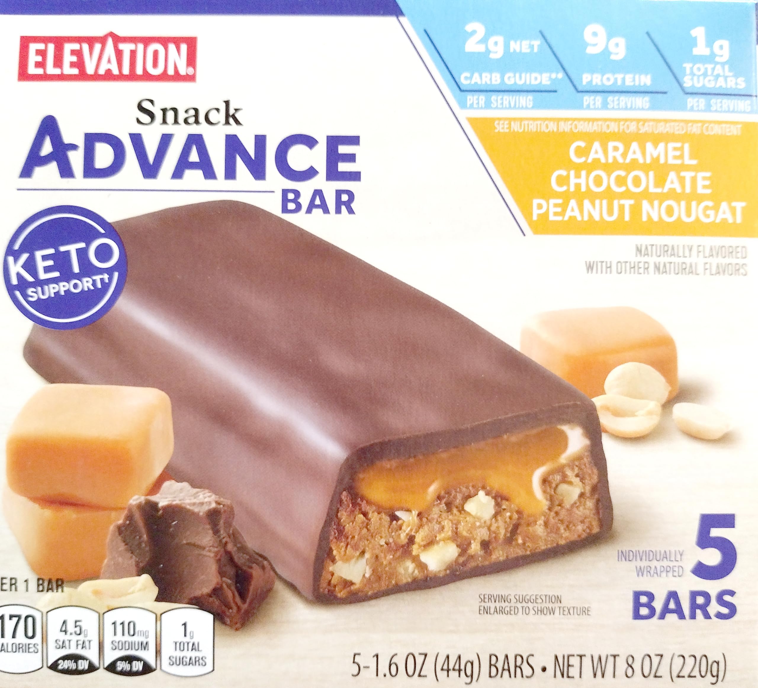 Amazon.com: Generic Elevation Caramel Chocolate Peanut Nougat Advance ...
