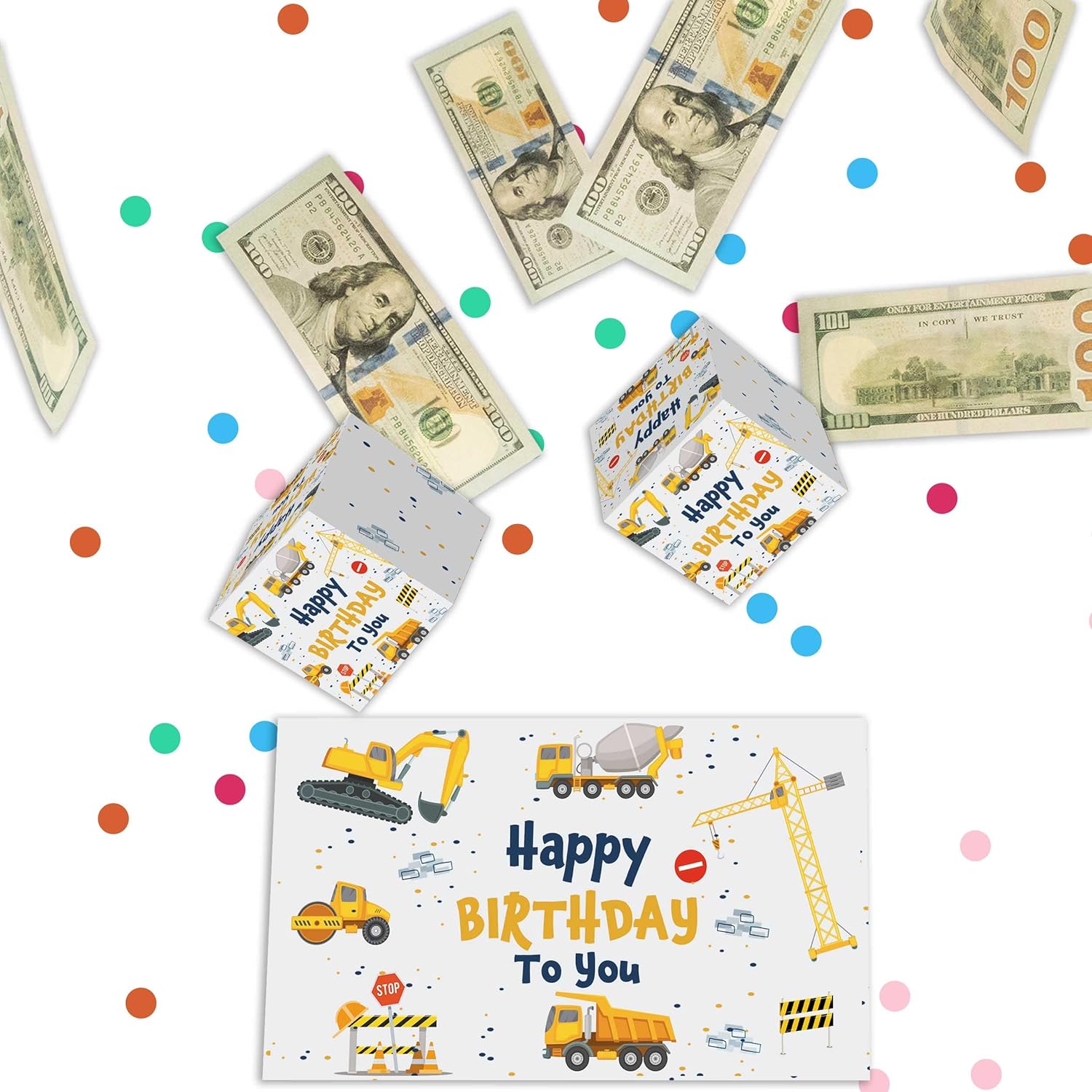 Amazon.com: Mopwe Cash Birthday Money Box Exploding Gift Box, Birthday ...