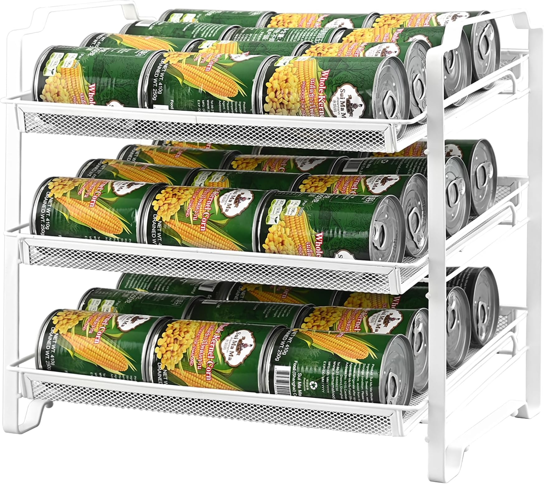 Amazon.com: BTideas Can Organizer for Pantry, 3 Tier Stackable Can Rack ...