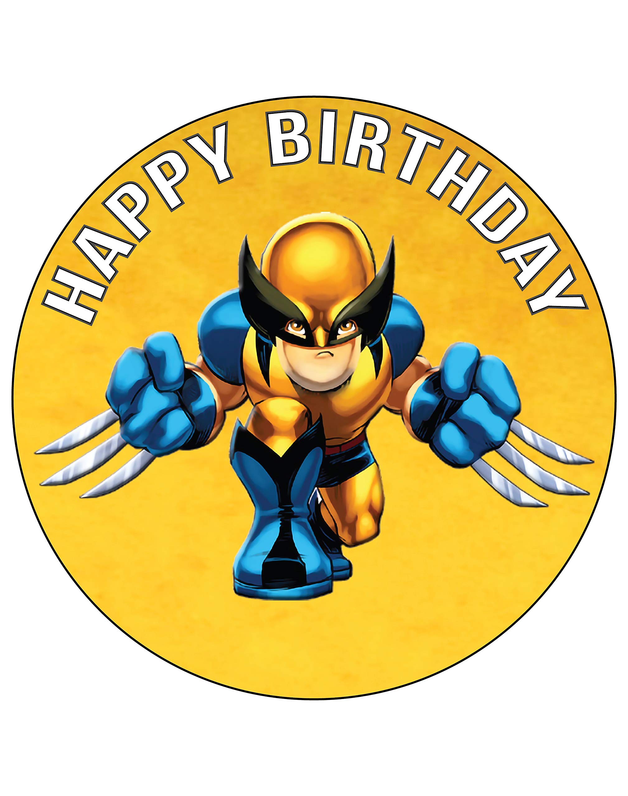 Happy Birthday Wolverine Deadpool & Wolverine Birthday Decoration