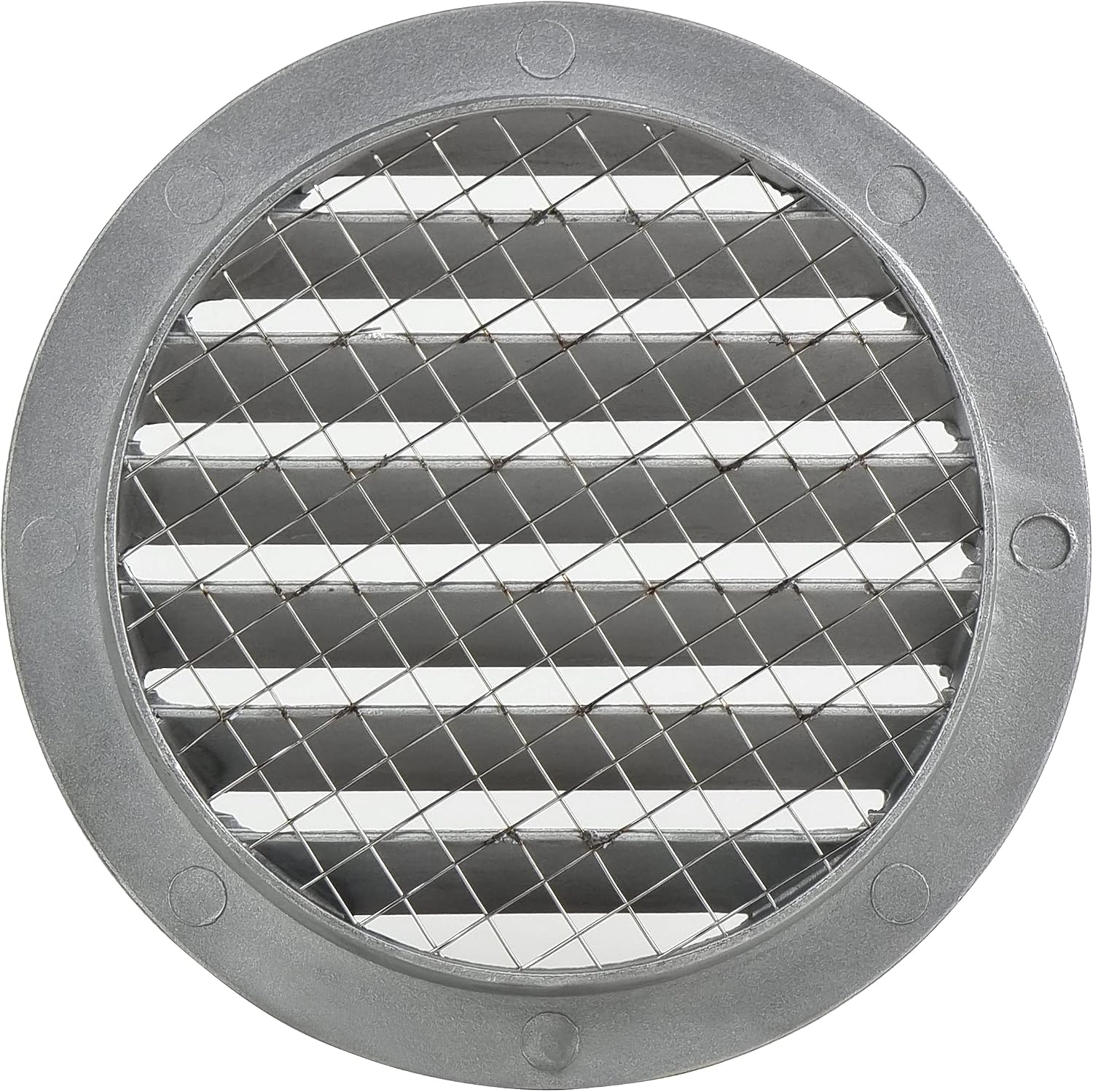 Aluminum 125mm 5” Ventilation Grille Grid Air Vent Cover for Round ...