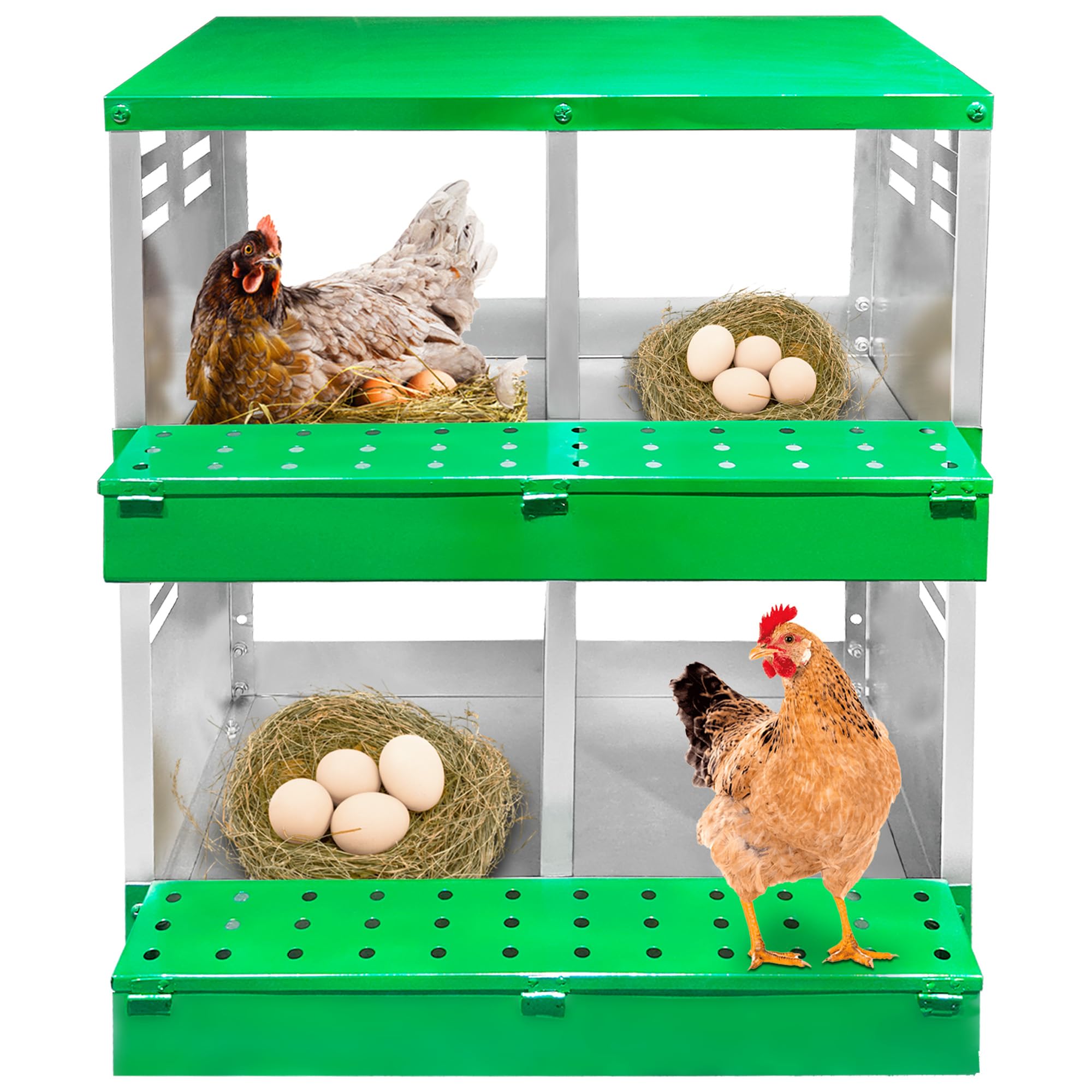 Chick Nesting Box Heavy Duty Chicken Coop Nesting Box Roll Out Design ...