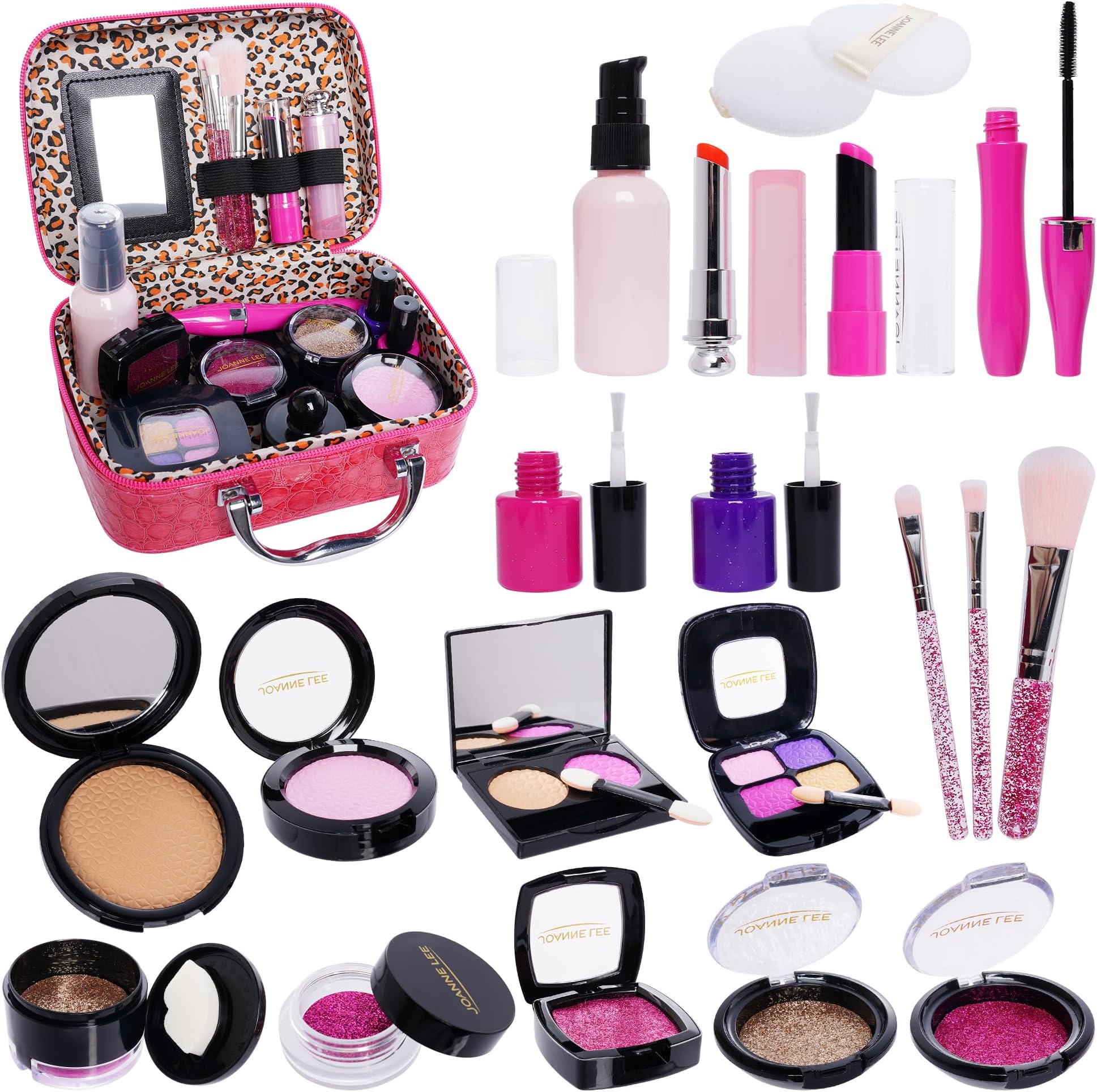 Pretend Makeup Kit for Girls Kids Pretend Play Makeup Set with ...