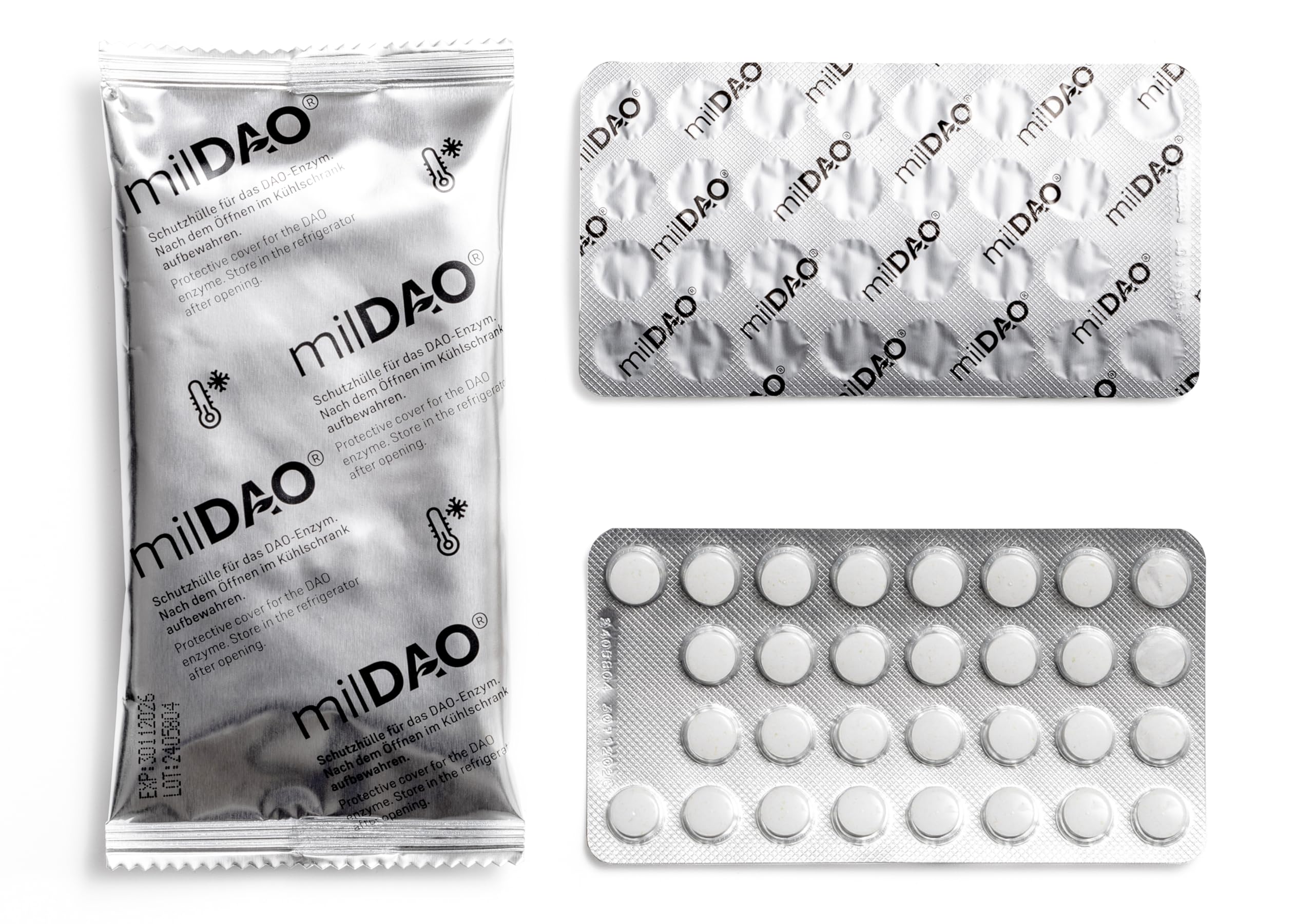 Snapklik.com : milDAO 60 Vegan Tablets DAO Enzyme Supplement For ...