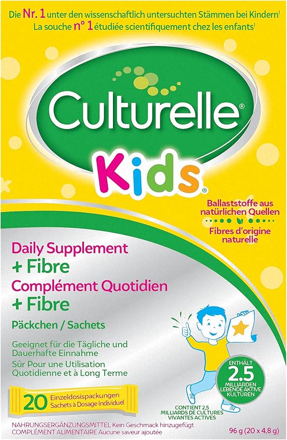 Amazon.com: Culturelle Kids Regularity Probiotic & Fiber, Helps Restore ...