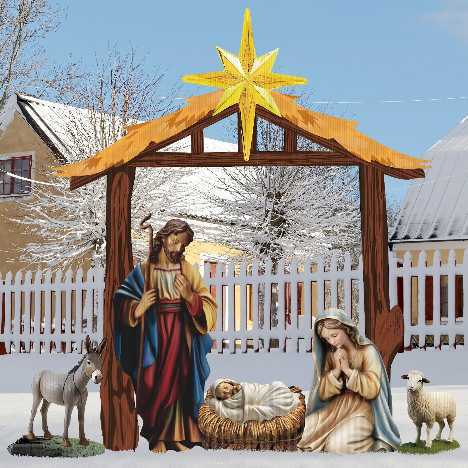 Outdoor Nativity Scenes Outdoor Nativity Scene, Weatherproof Nativity
