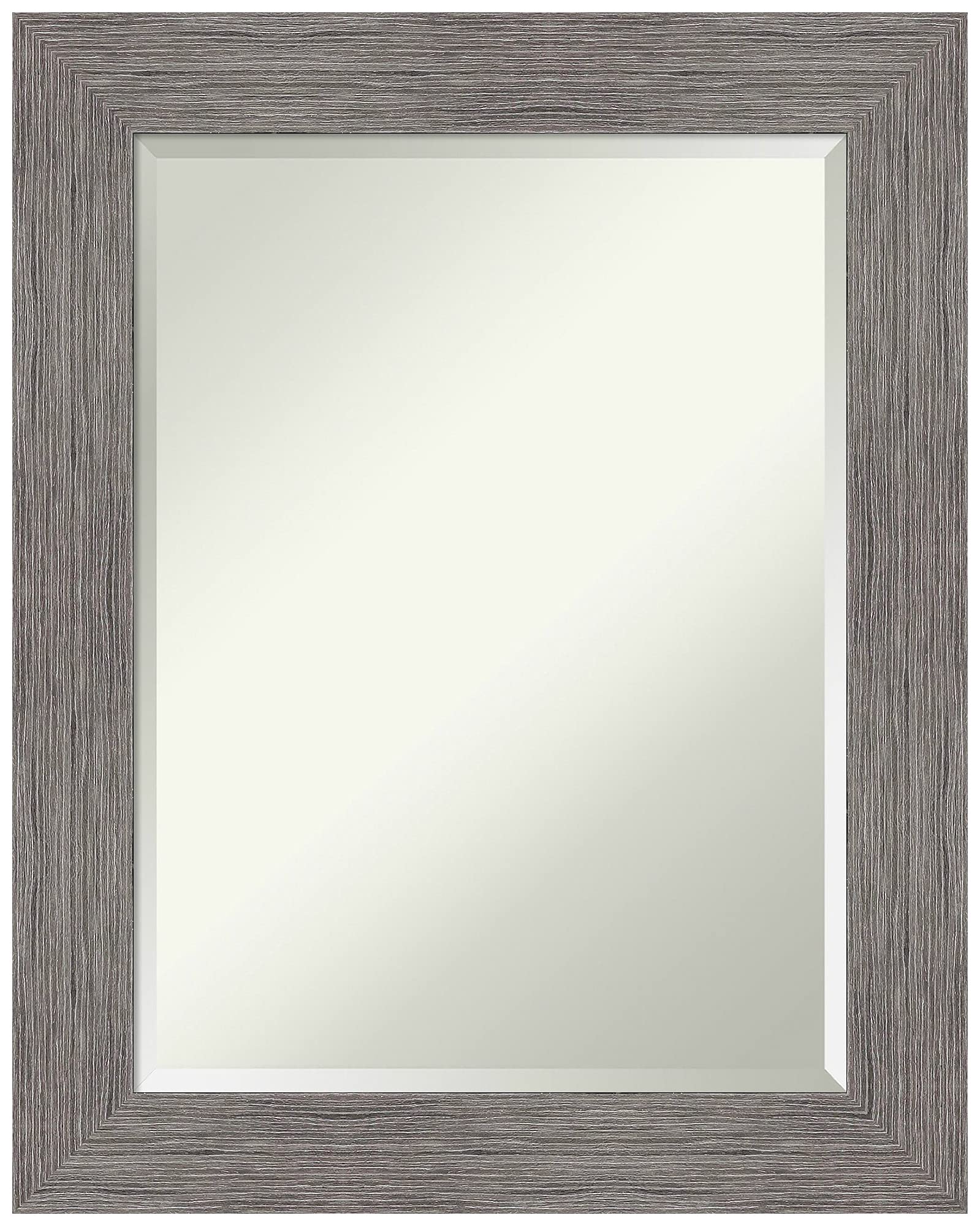 Amazon.com: Amanti Art Grey Bathroom Mirror for Over Sink, 30x24 ...