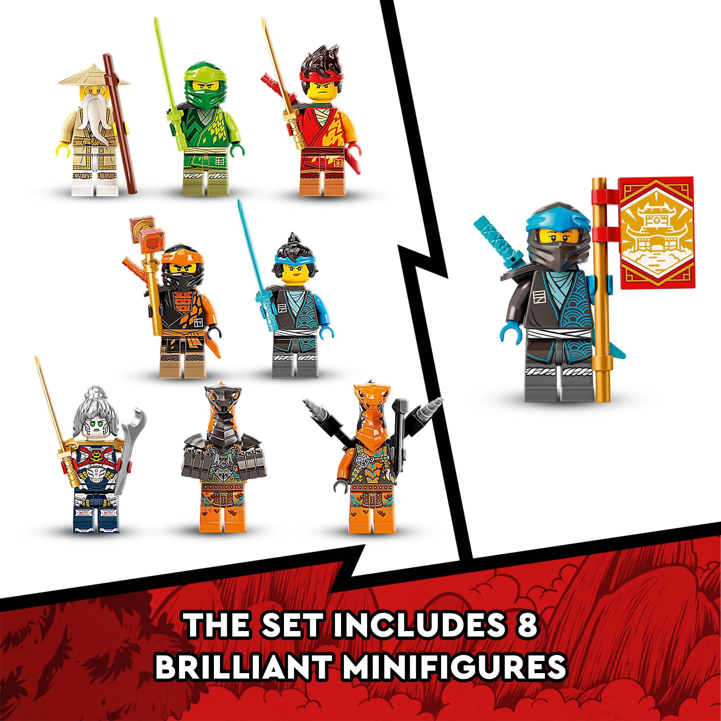 LEGO 71767 NINJAGO Ninja Dojo Temple Masters of Spinjitzu Set with ...