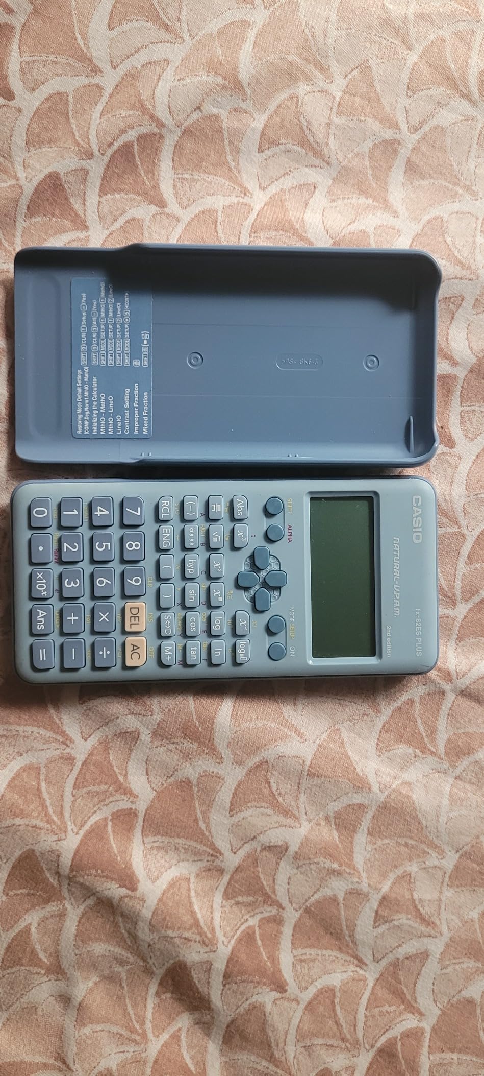Casio FX-82ES Plus Blue 2nd Gen Non-Programmable Scientific Calculator ...