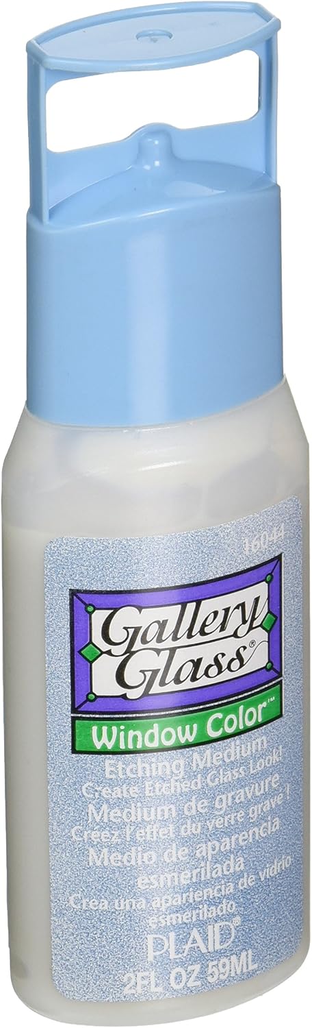 Amazon.com: Gallery Glass Window Color (2 Ounce), 16044n Etch Medium, 2 oz