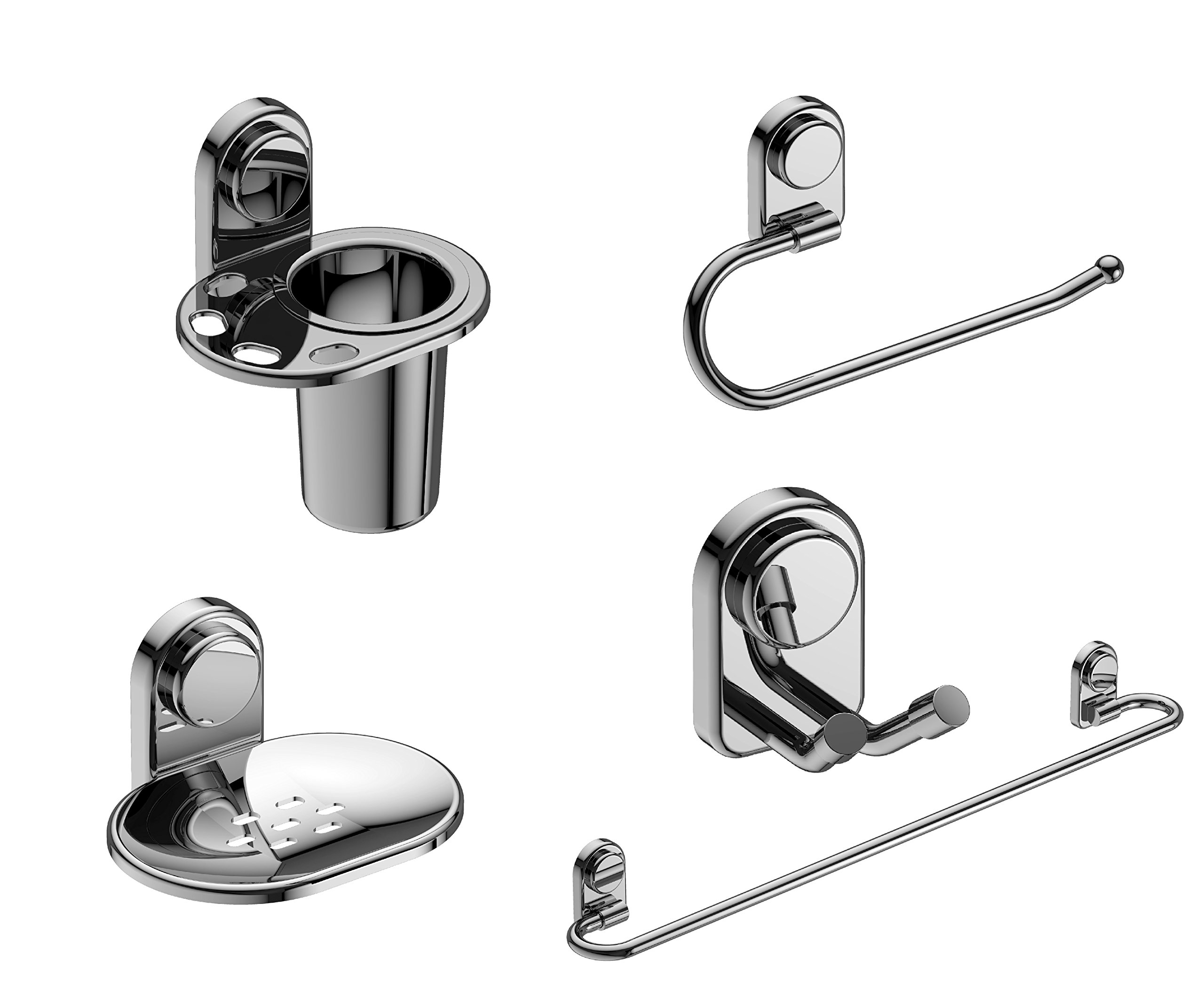 Hot Rod Bathroom Accessories GARBNOIRE Stainless Steel Wall Mounted
