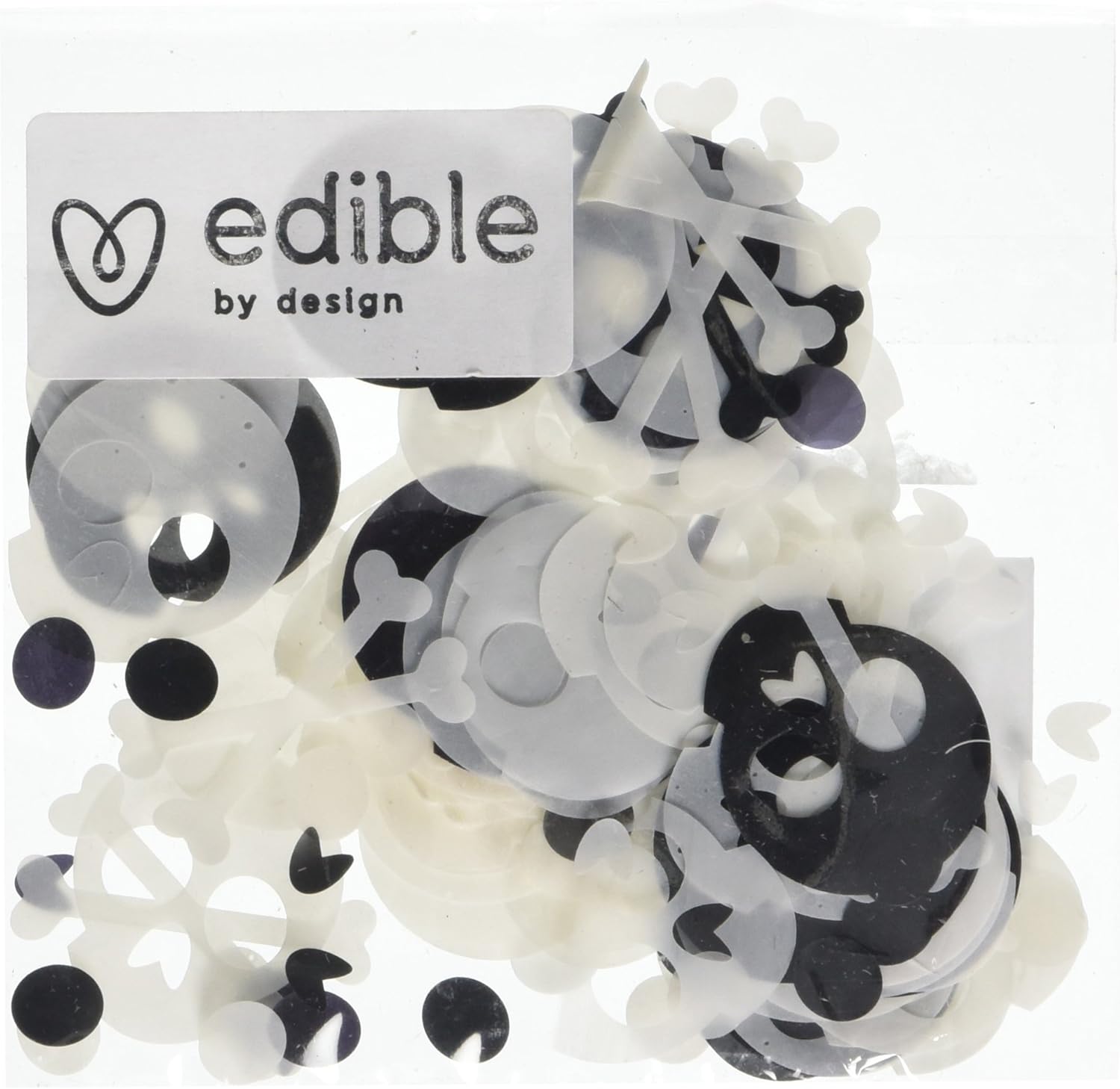 Edible By Design Skull and Crossbones Edible Shapes 4 g : Amazon.co.uk ...