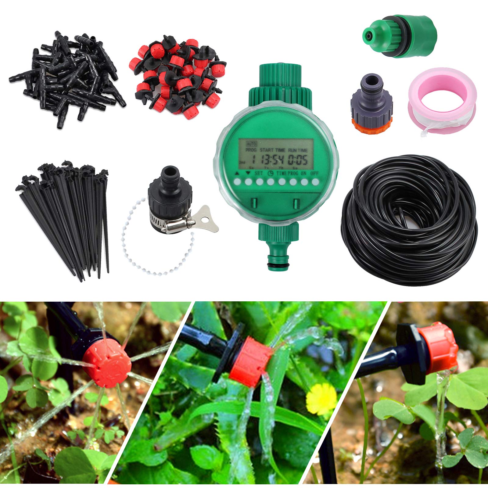 Buy Proster Dripper 25m Self Watering Garden Hose Micro Drip Water ...