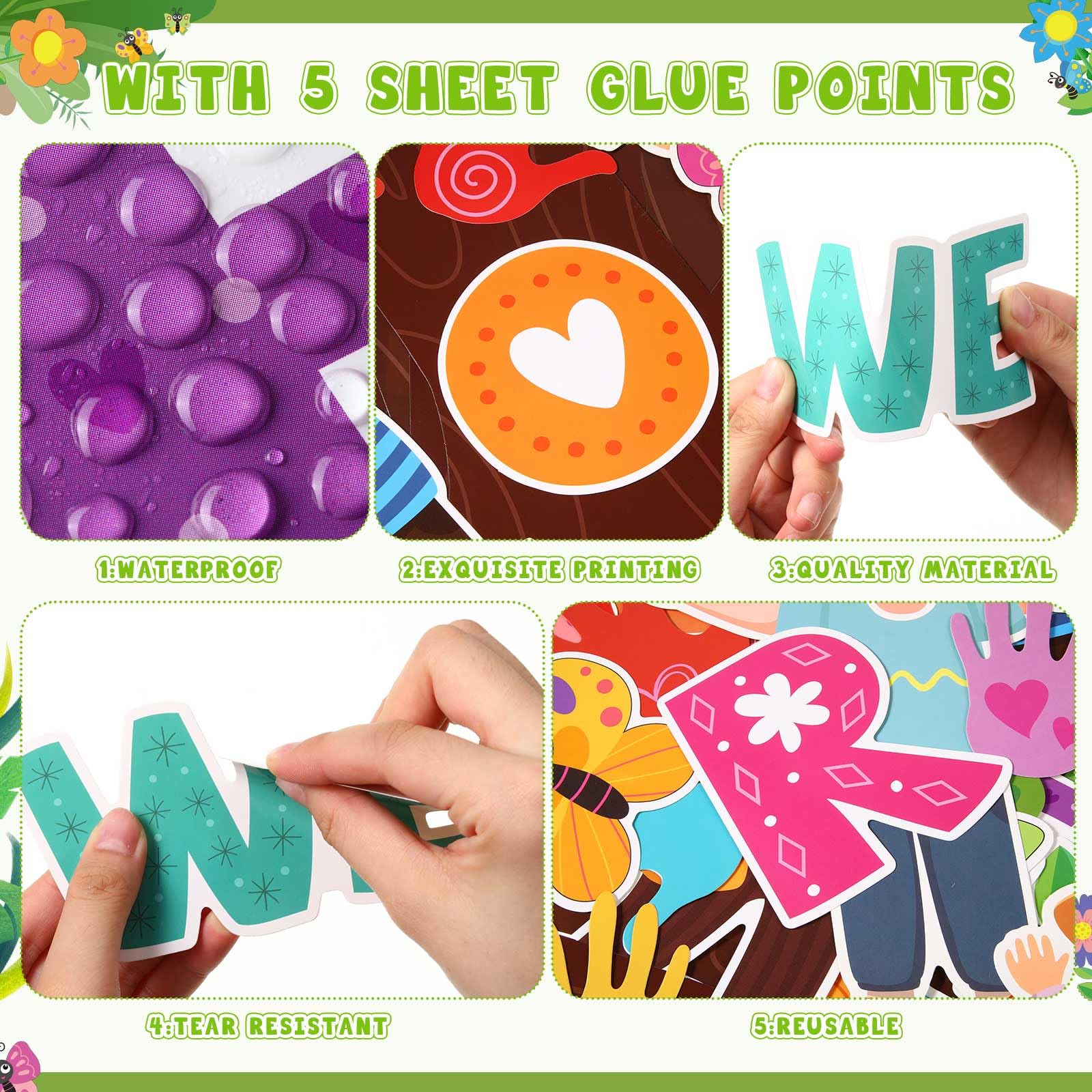 Snapklik.com : Pasimy Student Diversity Bulletin Board Sets Boho ...