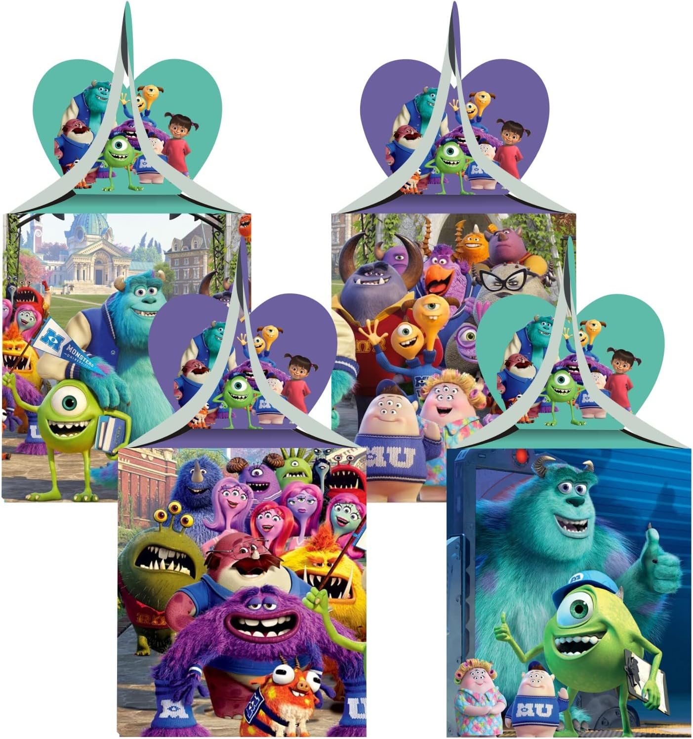 Amazon.com: humicide 12pcs Monsters Inc Party Supplies, Monsters Inc ...