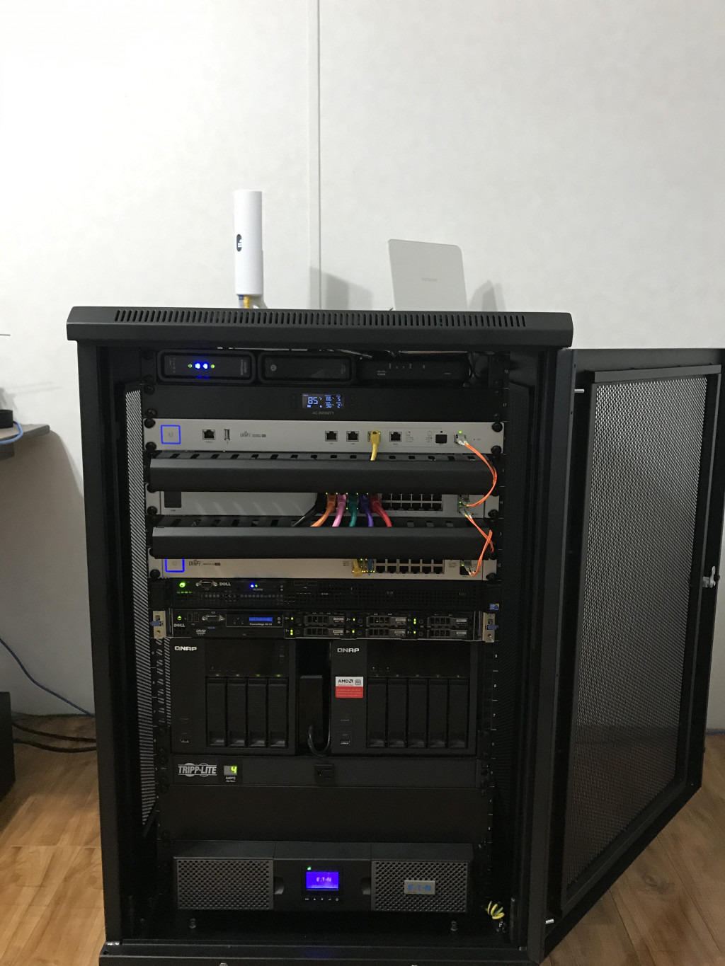 $20/mo - Finance StarTech.com 4-Post 18U Server Rack Cabinet, 19" Data ...