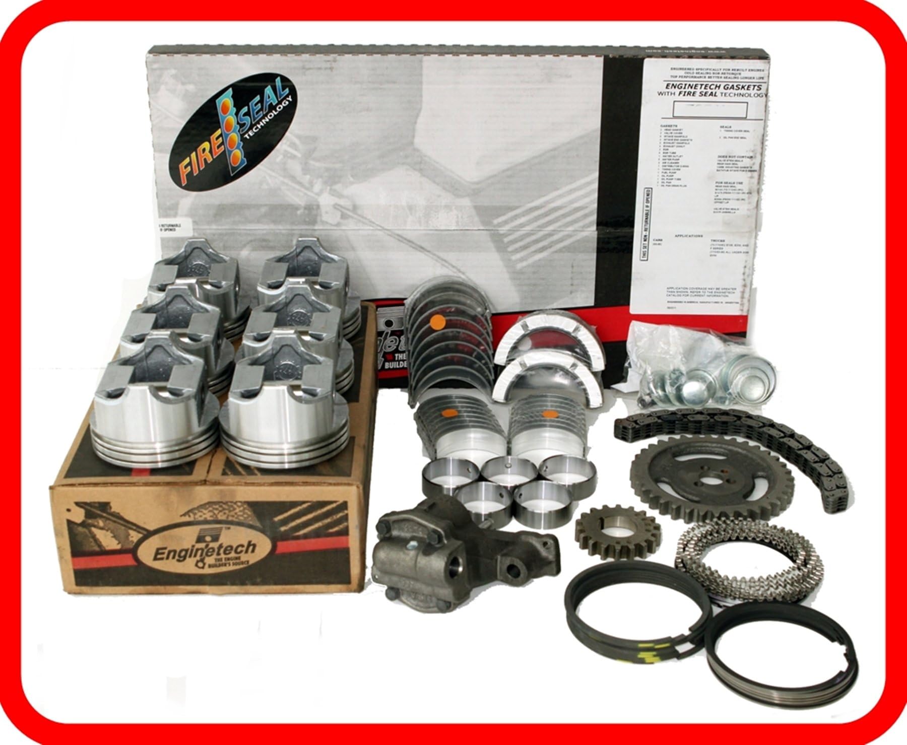 Amazon.com: Engine Rebuild Overhaul Kit FITS: 2001-2003 Chevrolet GMC 5 ...
