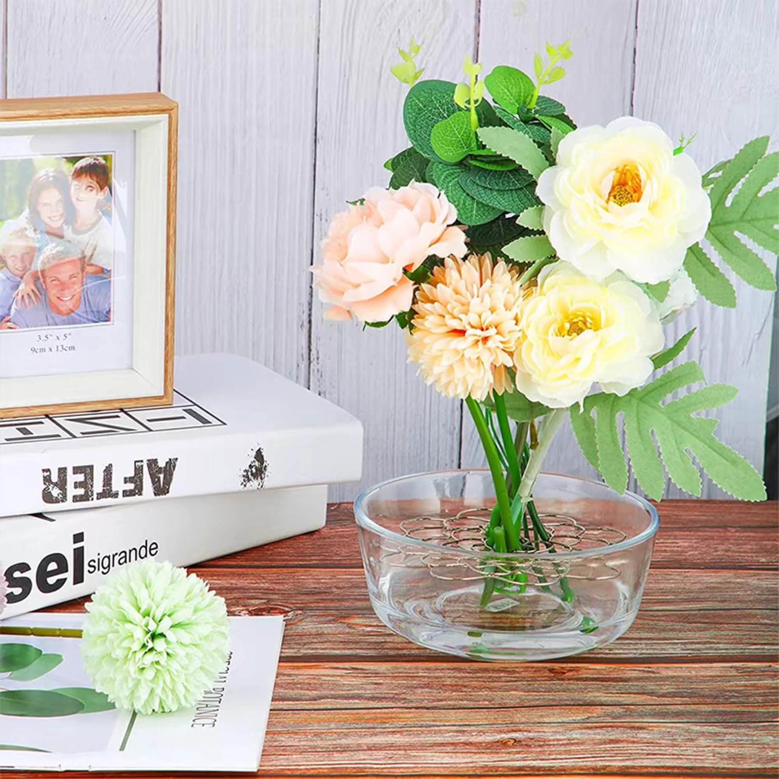 Snapklik.com : Auxiliaryn Stainless Steel Floral Grid Organizer ...