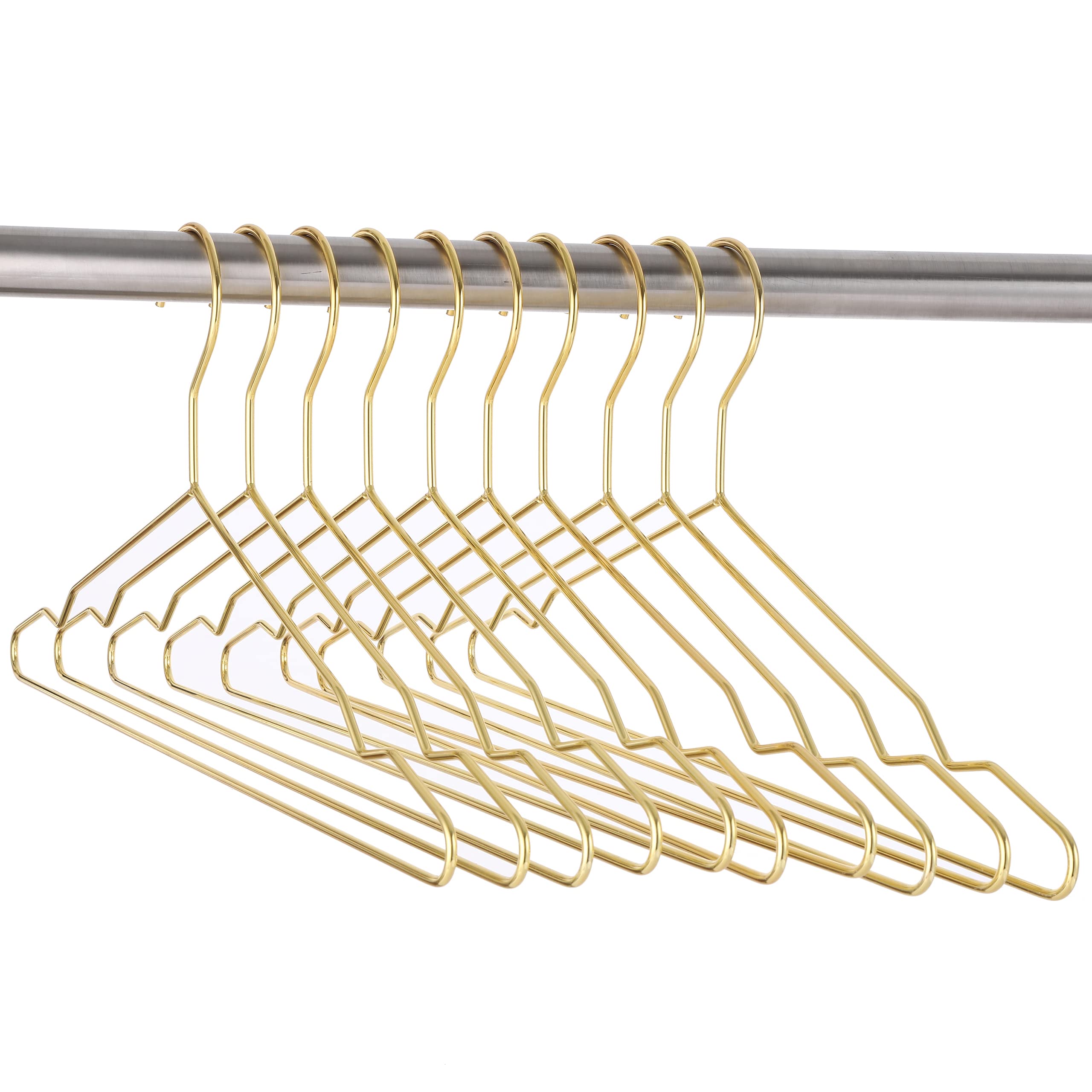 Red Dot Gift® 20-Pack Strong Metal Hangers 42cm Clothes Hangers, Coat ...