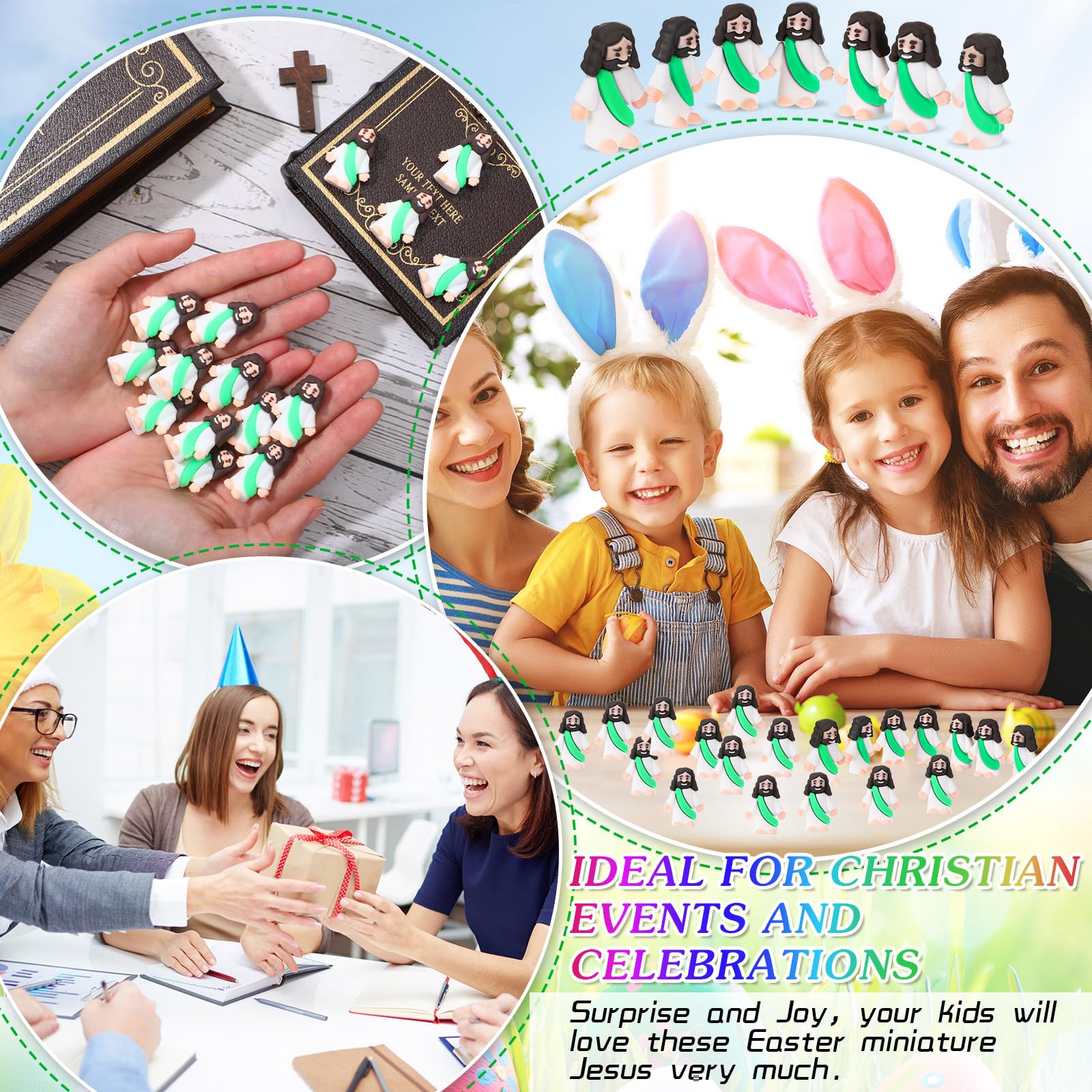 Snapklik.com : Bememo 25 Pcs Little Jesus Figures Original Design Mini ...