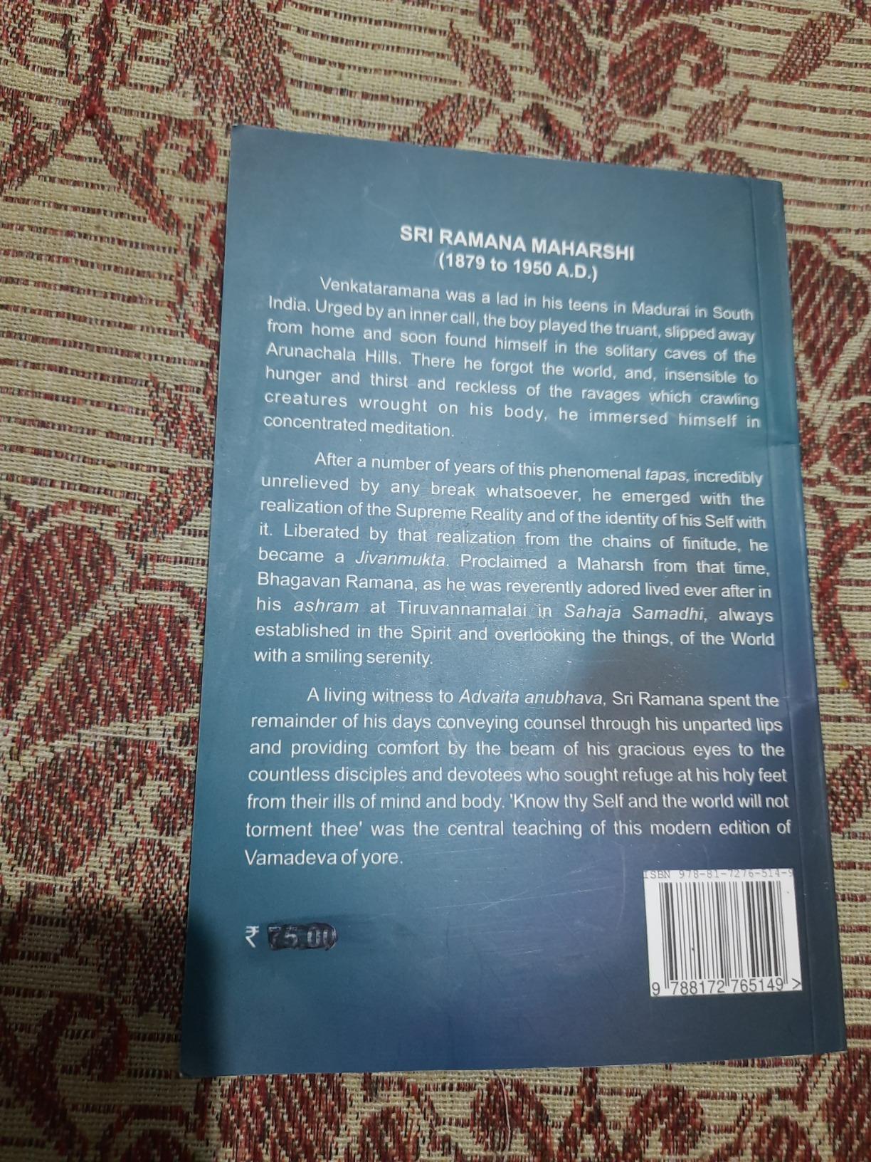 Erase the Ego : Sri Ramana Maharshi: Amazon.in: Books
