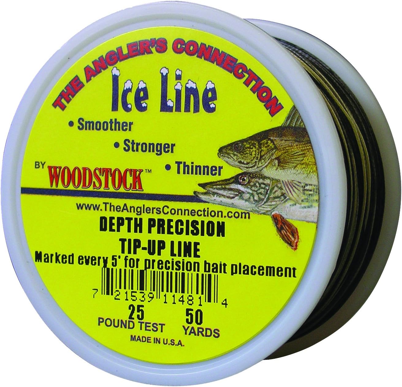 Amazon.com : Woodstock Metered Tip-Up Line : Fishing Equipment : Sports ...