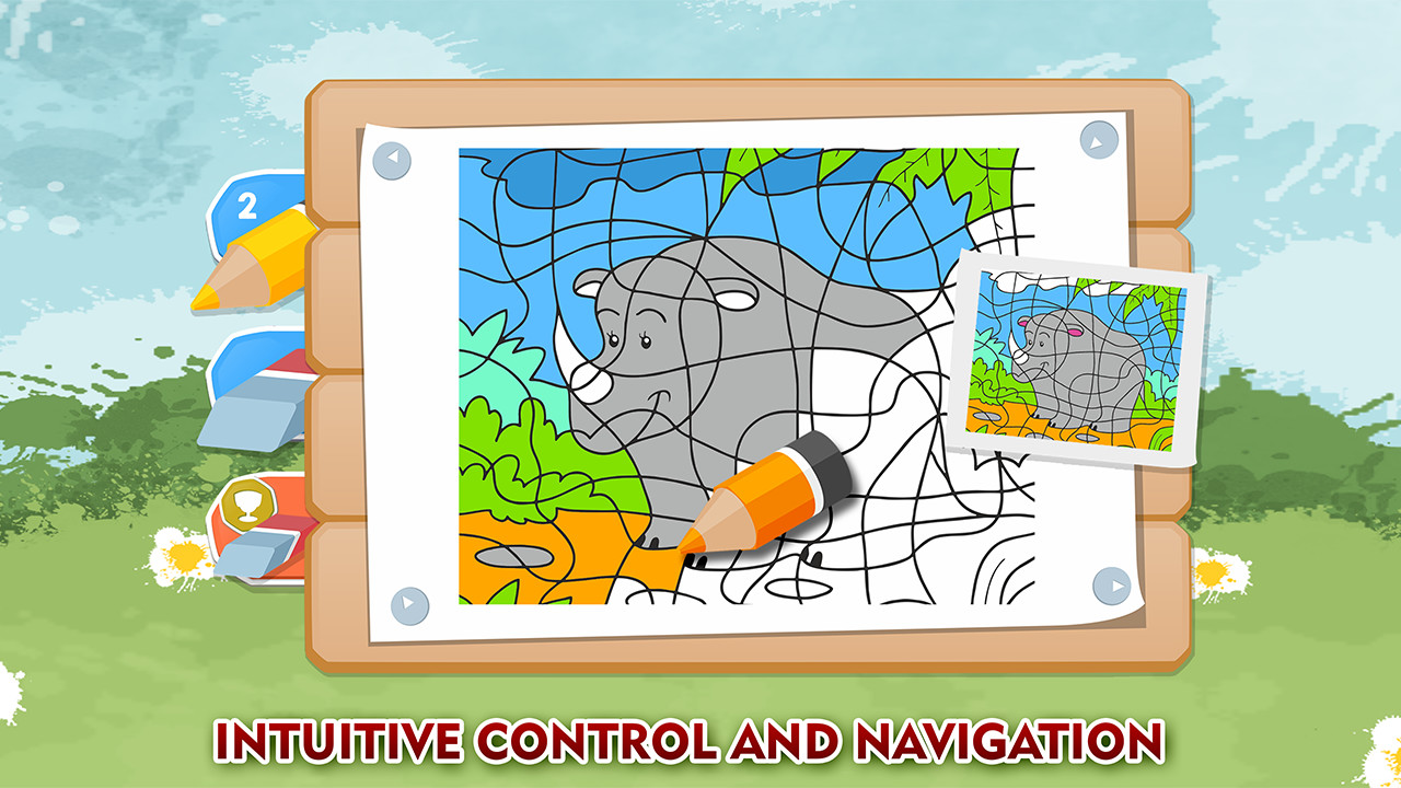 Color by Numbers Cartoon Coloring Nonogram Book Painting App For Boys ...