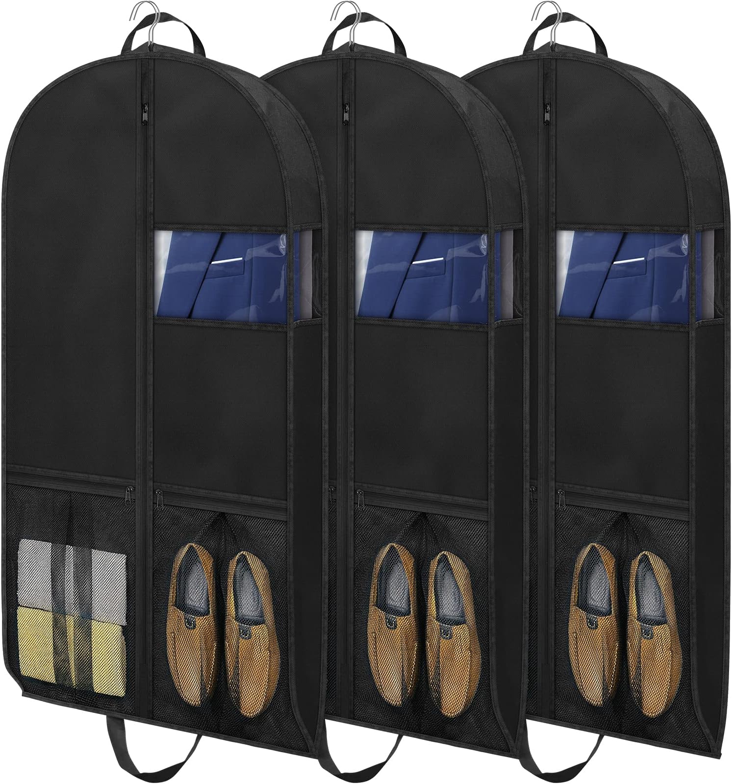 Amazon.com: BH7STAR 43" Heavy Duty Garment Bags for Travel 6.5 ...