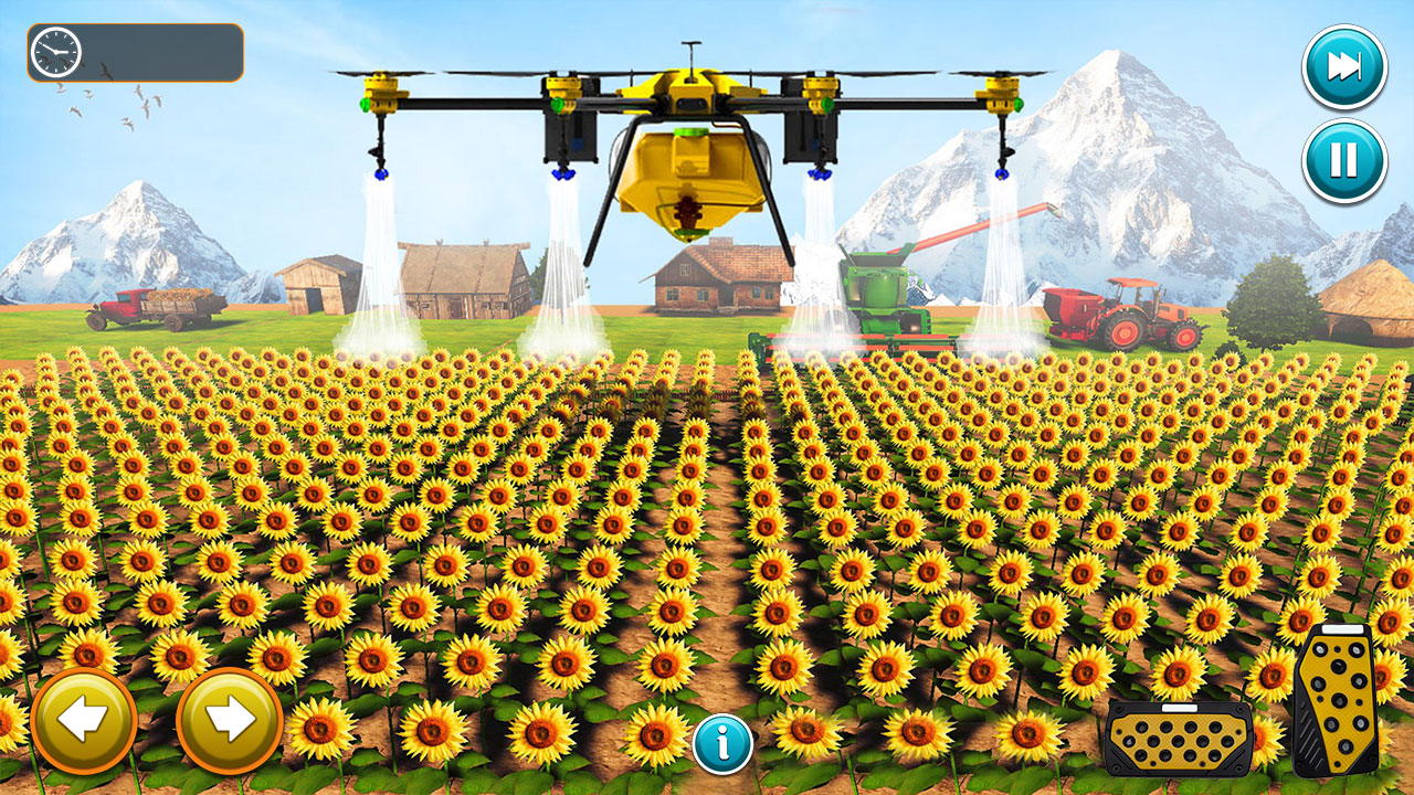 Moderne Open-World-Landwirtschafts-Simulator-Bauernspiele ...