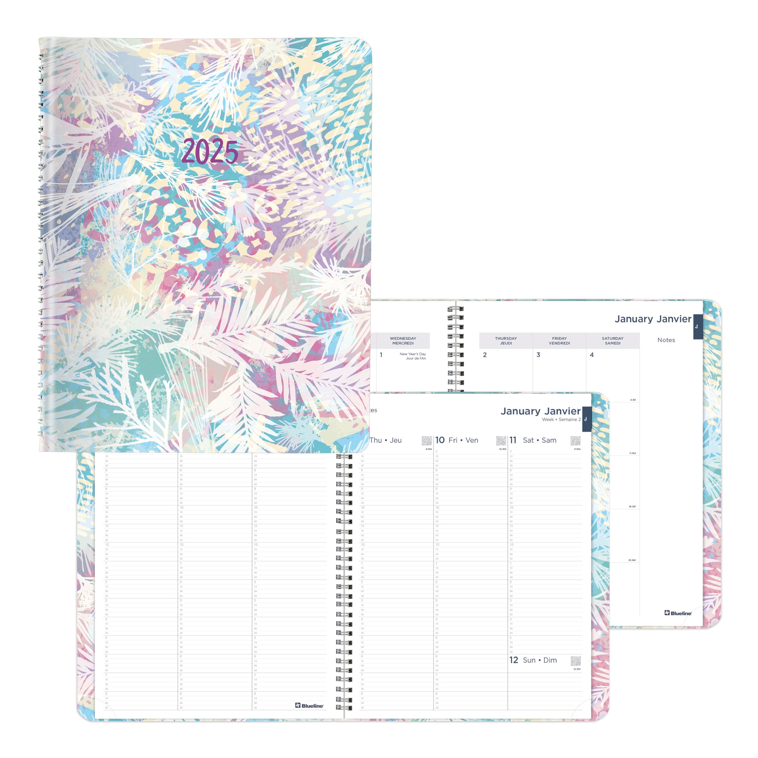 Blueline® 2025 Essential Weekly/Monthly Planner, Appointment Book, 12 ...