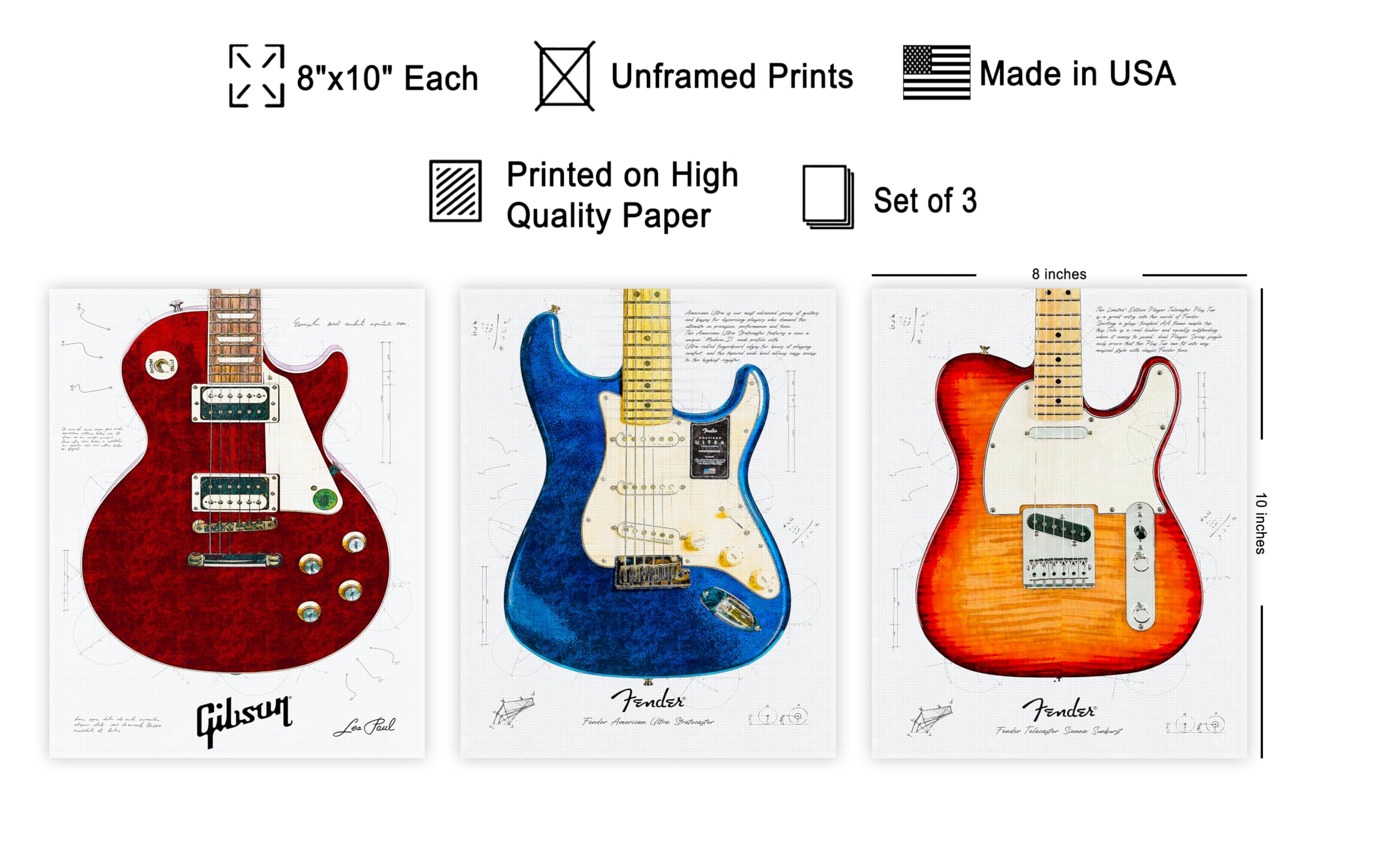 Guitar Poster 2000s Guitar Hero A2 Size Posters – Pixel Demon
