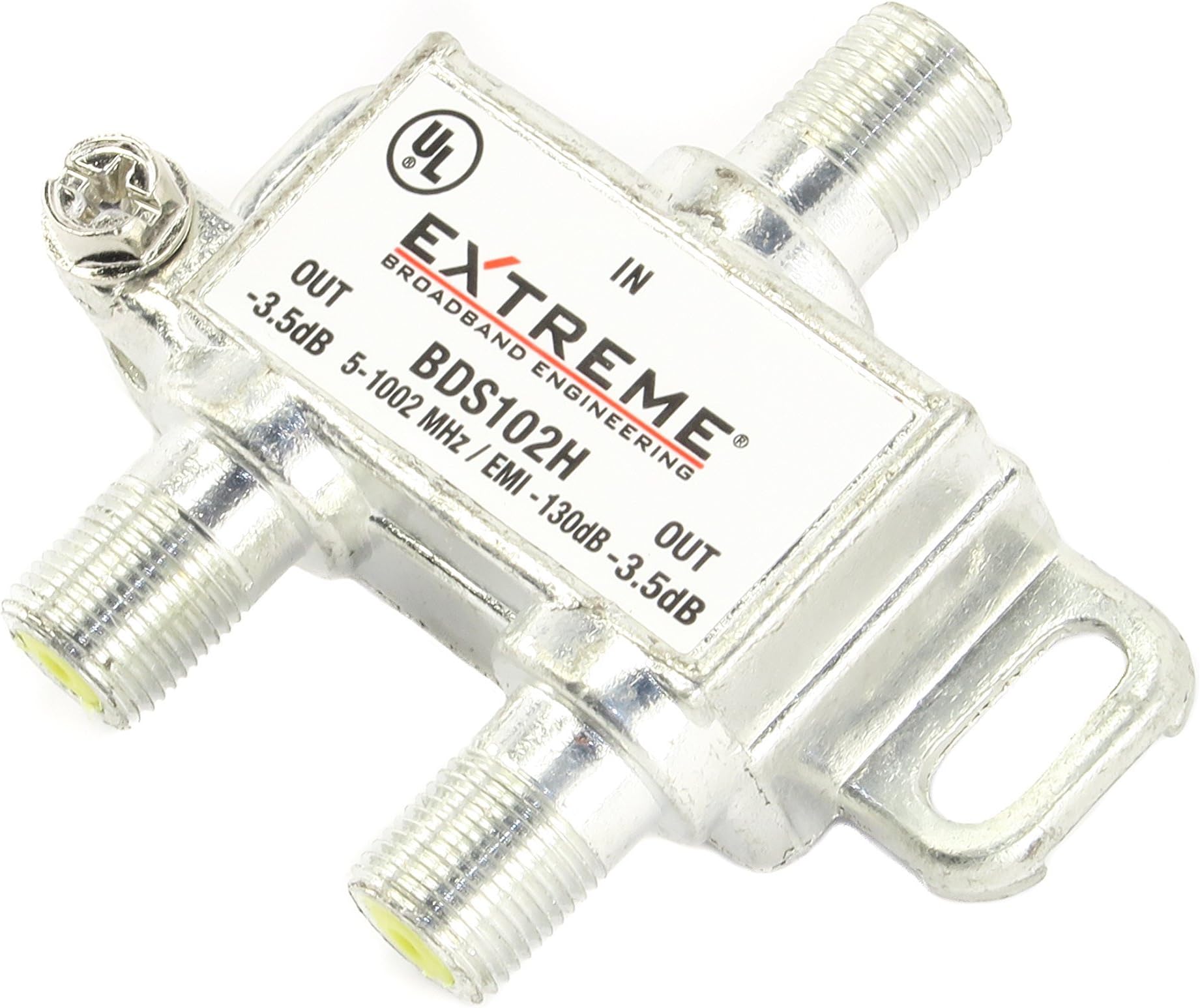 Extreme 2 Way HD Digital 1Ghz High Performance Coax Cable Splitter ...