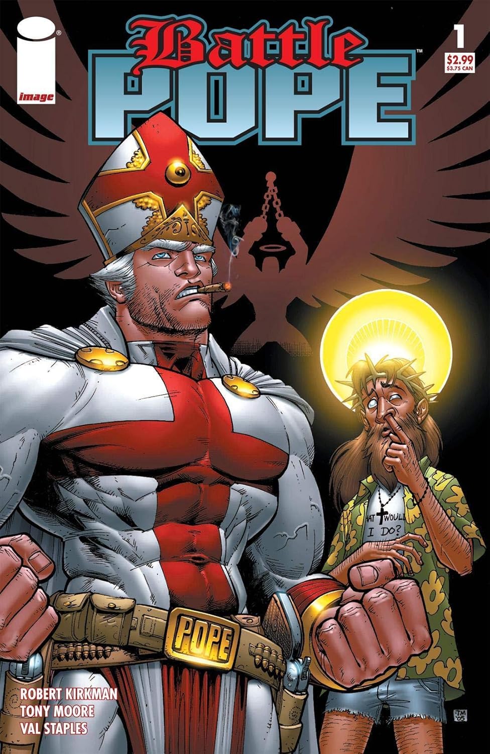 Amazon.com: Battle Pope #1 eBook : Kirkman, Robert, Moore, Tony: Books