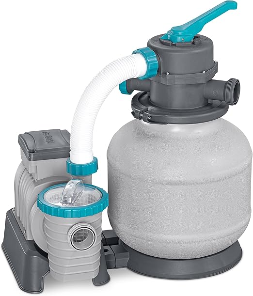 Amazon.com : Bestway 2,200 Gallon Sand Filter Pump for 300 to 11,200 ...