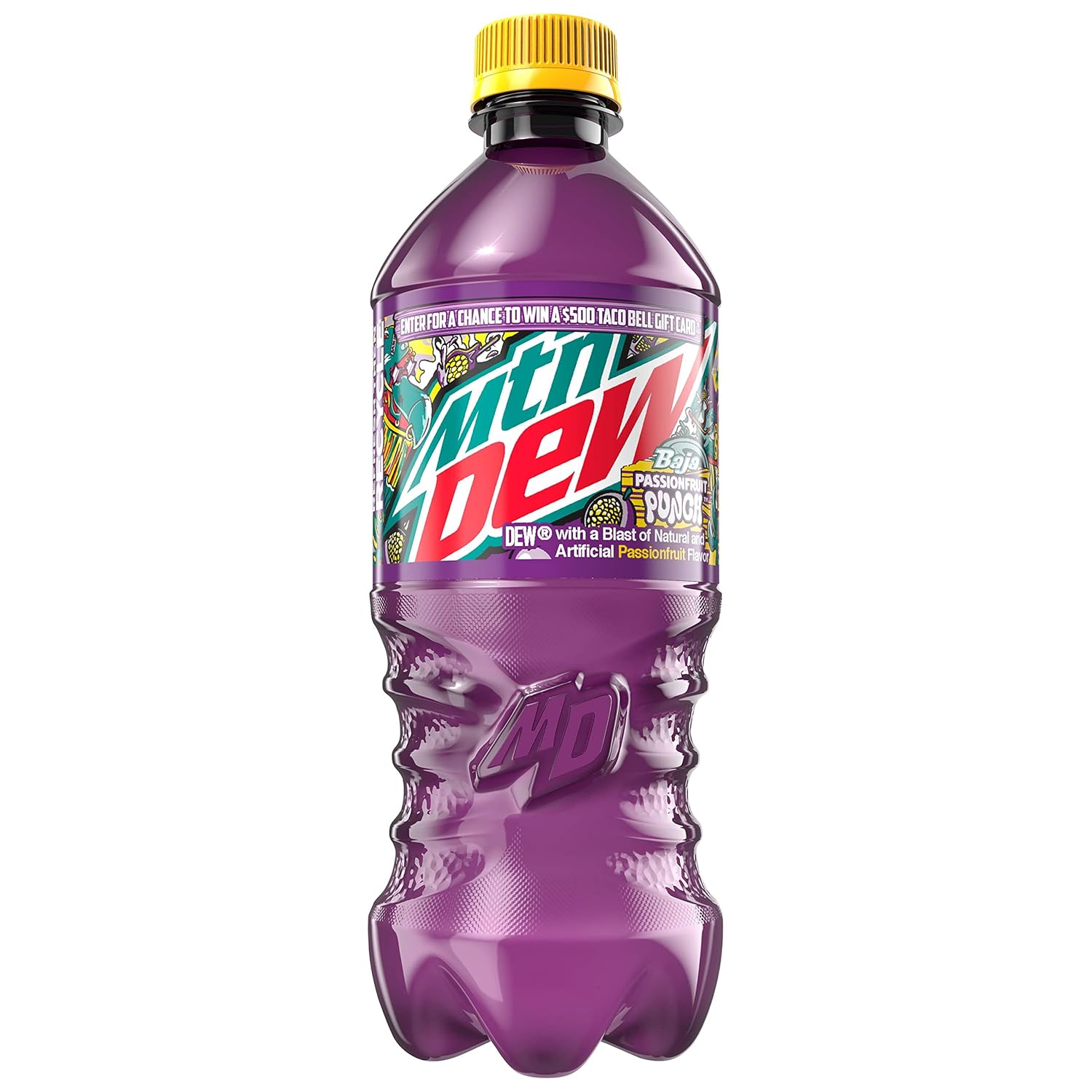 Amazon.com : Mountain Dew Baja Passionfruit Punch 20oz : Grocery ...