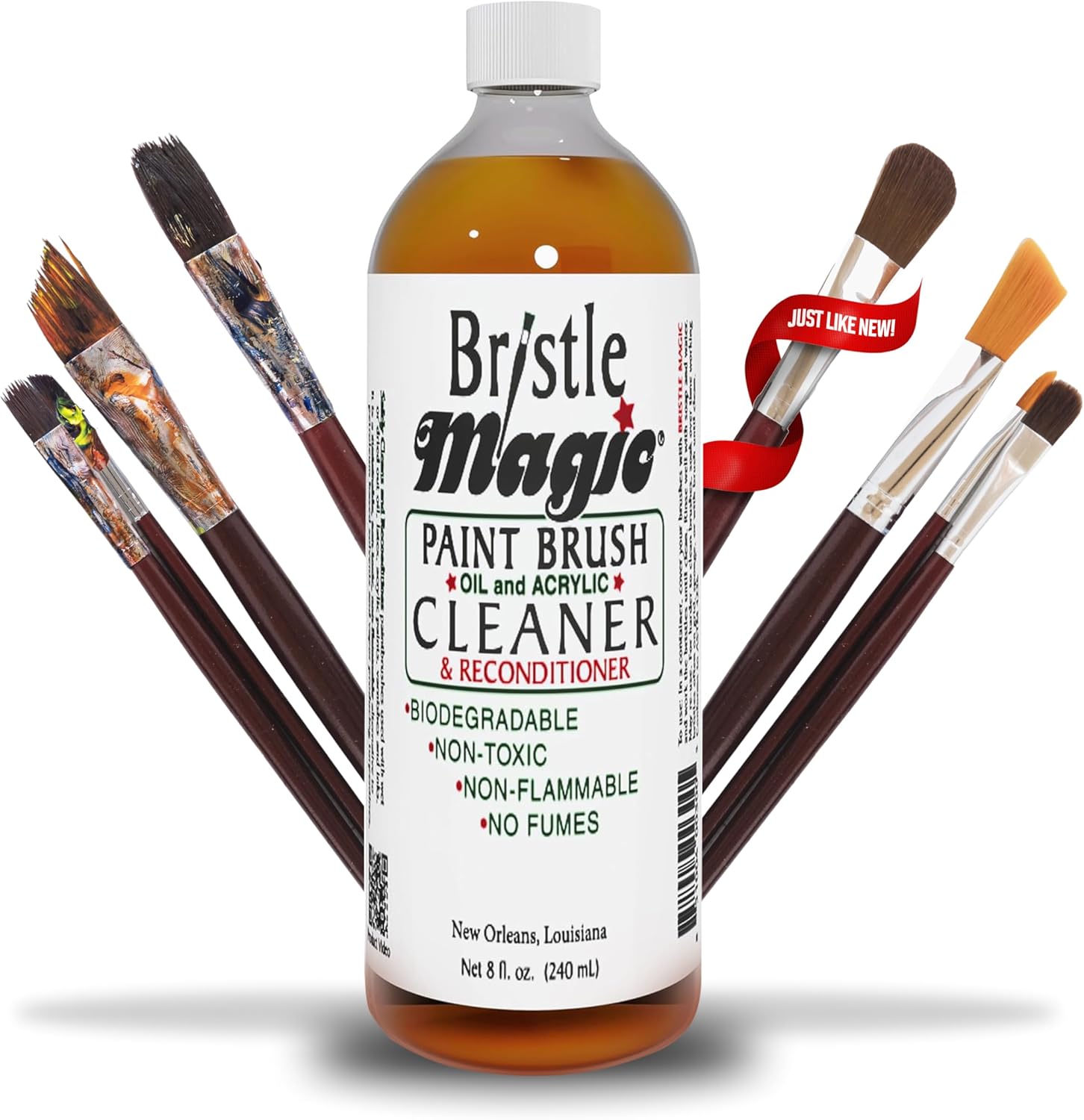 Amazon.com: Bristle Magic Paint Brush Cleaner and Reconditioner Perfect ...