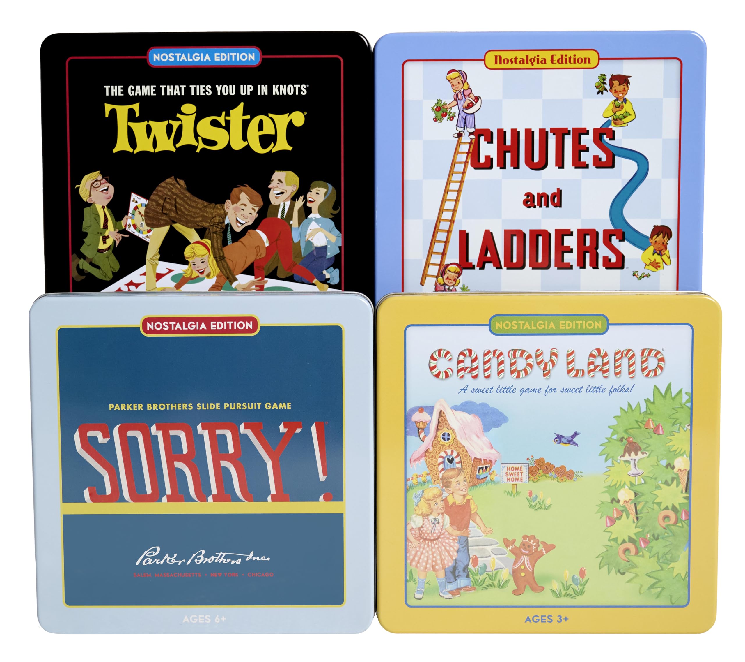 Amazon.com: WS Game Company Candy Land, Chutes and Ladders, Sorry!, and ...