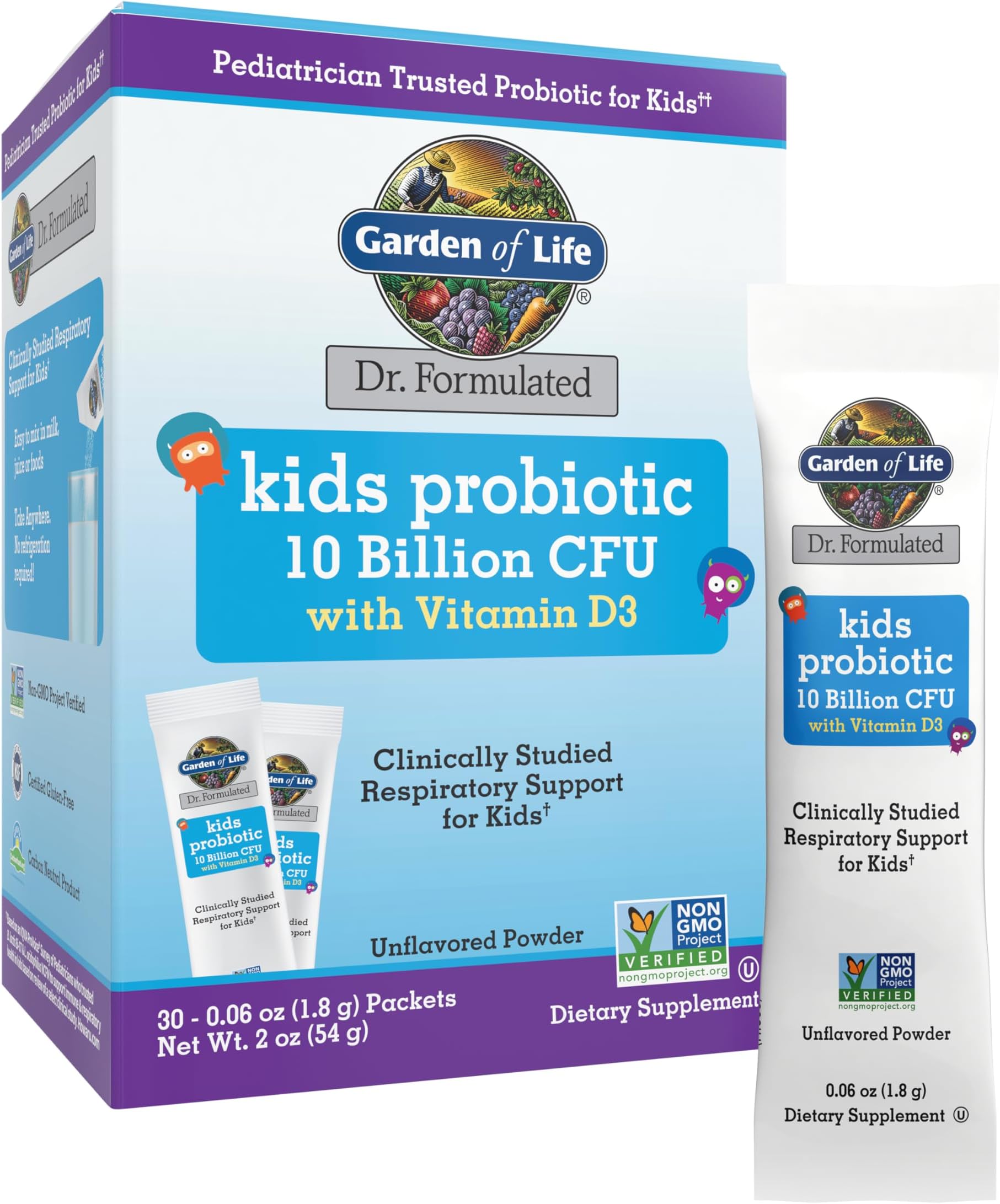 Amazon.com: Garden of Life Dr. Formulated Kids' 10 Billion CFU ...